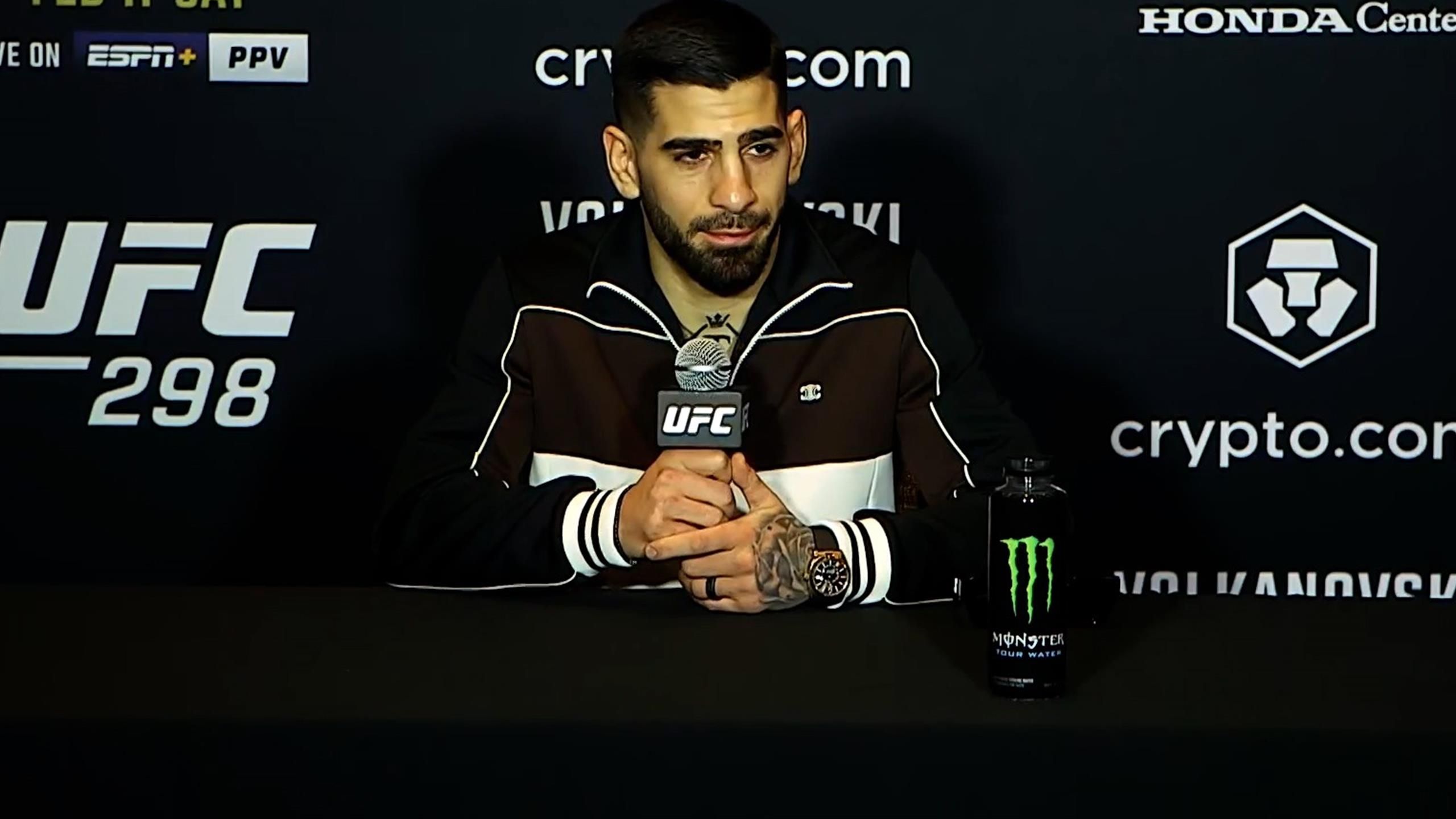 UFC 298 | Topuria, eufórico ante el combate de su vida: "Estoy feliz ...