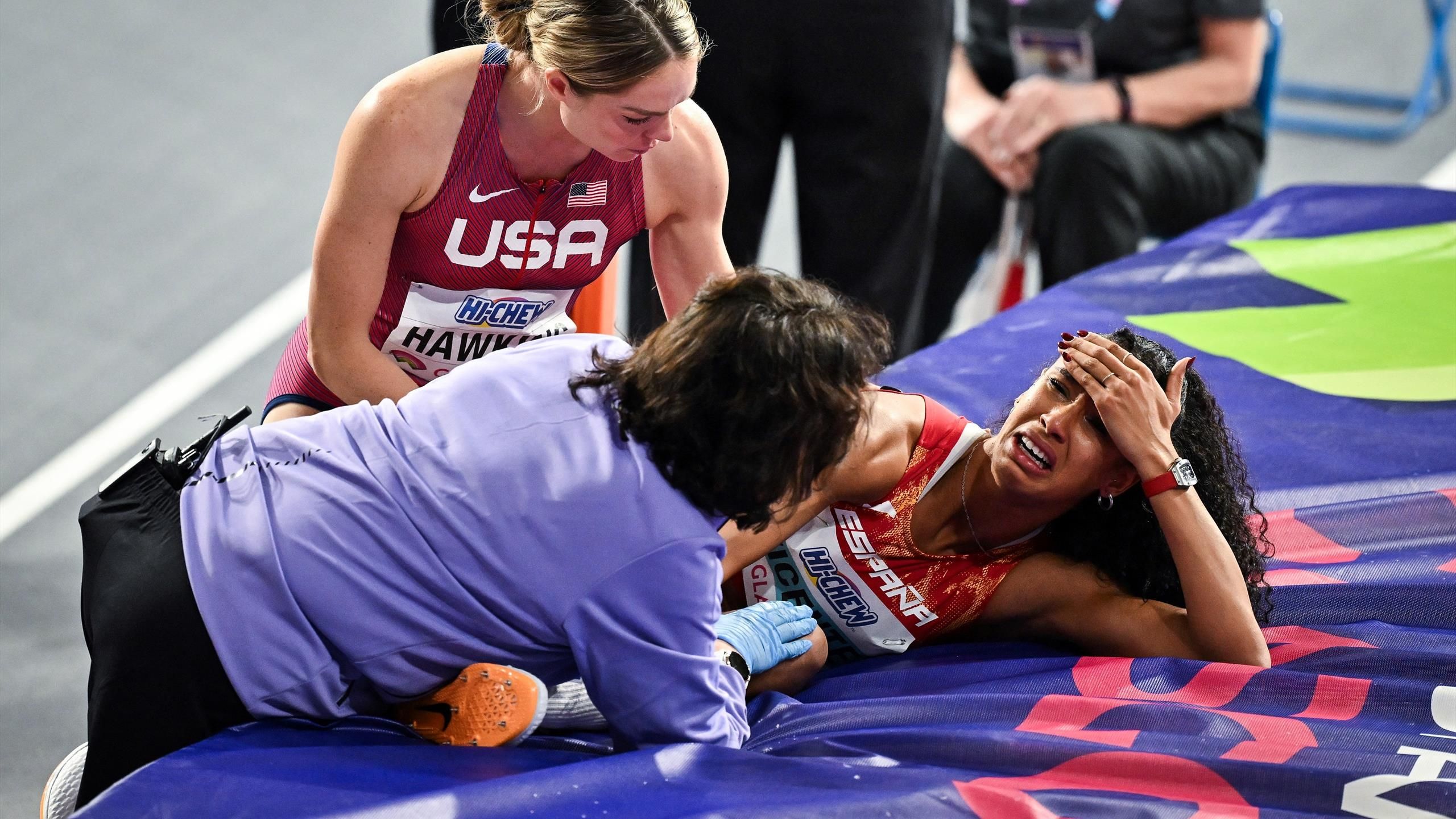 Halowe mistrzostwa świata Glasgow 2024. Maria Vicente doznała poważnej ...