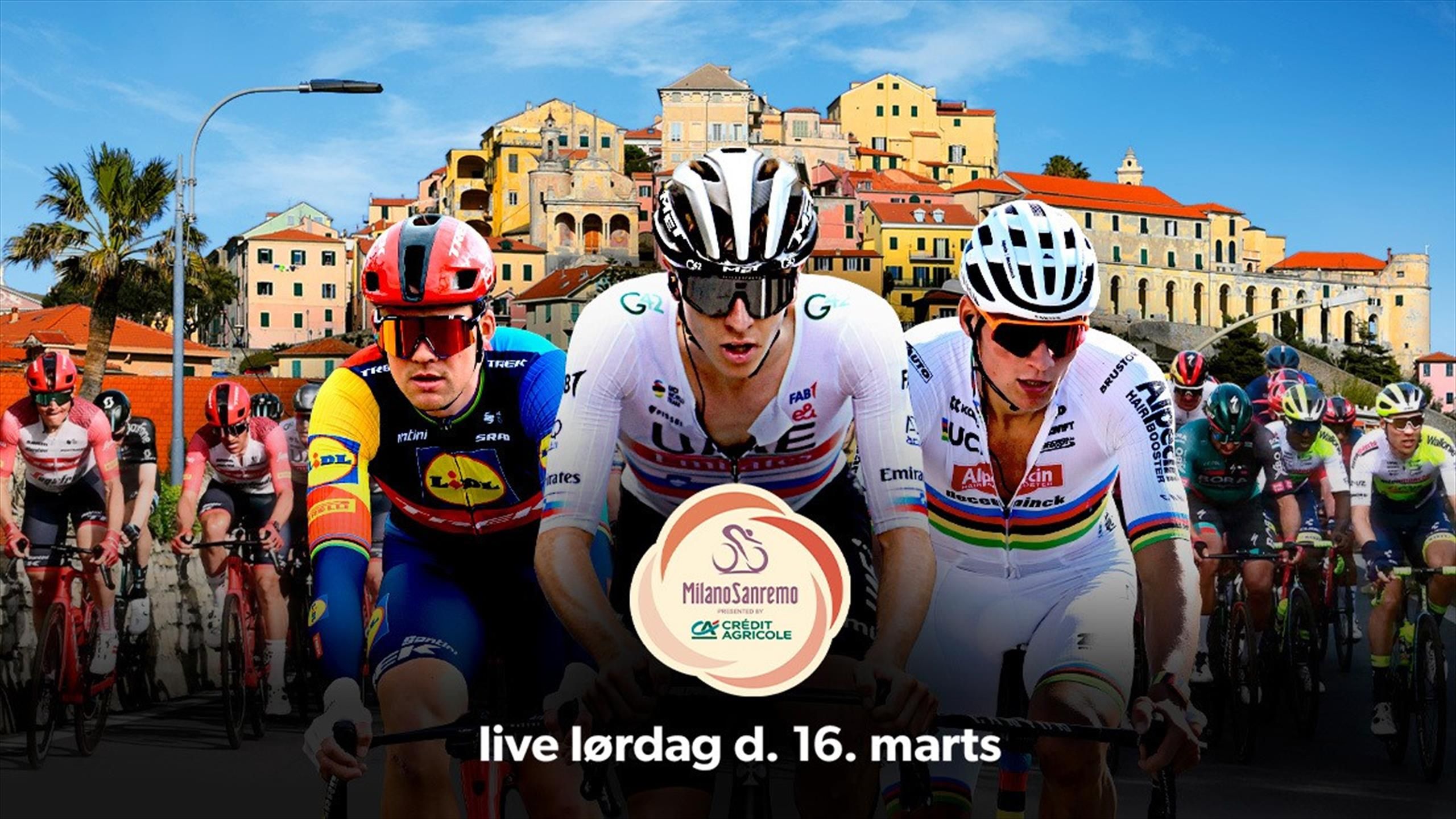 Vinder Mads P. endelig et monument? Se Milano-Sanremo uden afbrydelser ...