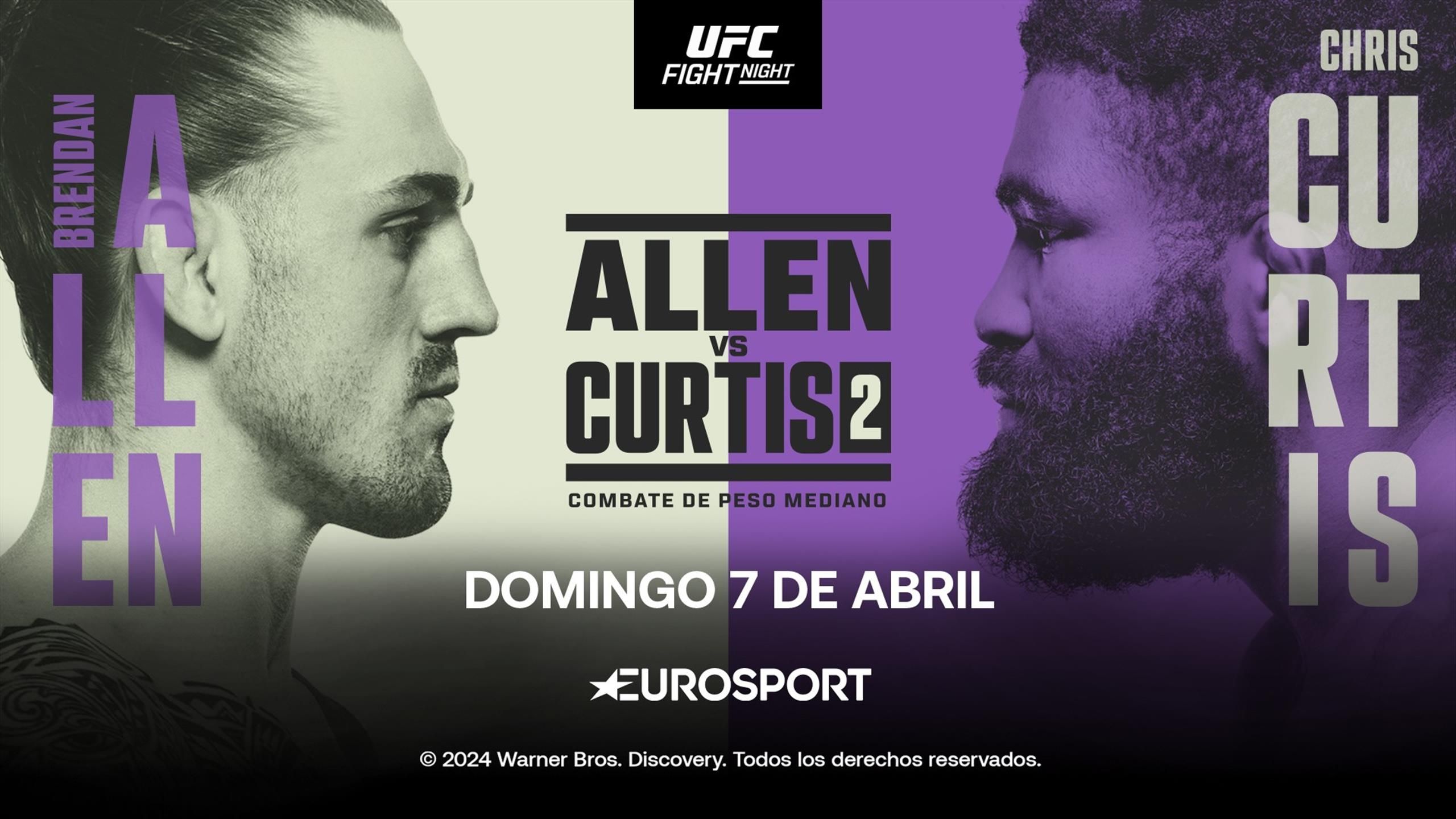 UFC Fight Night Vegas 90 | Brendan Allen vs Chris Curtis: Fecha, hora ...