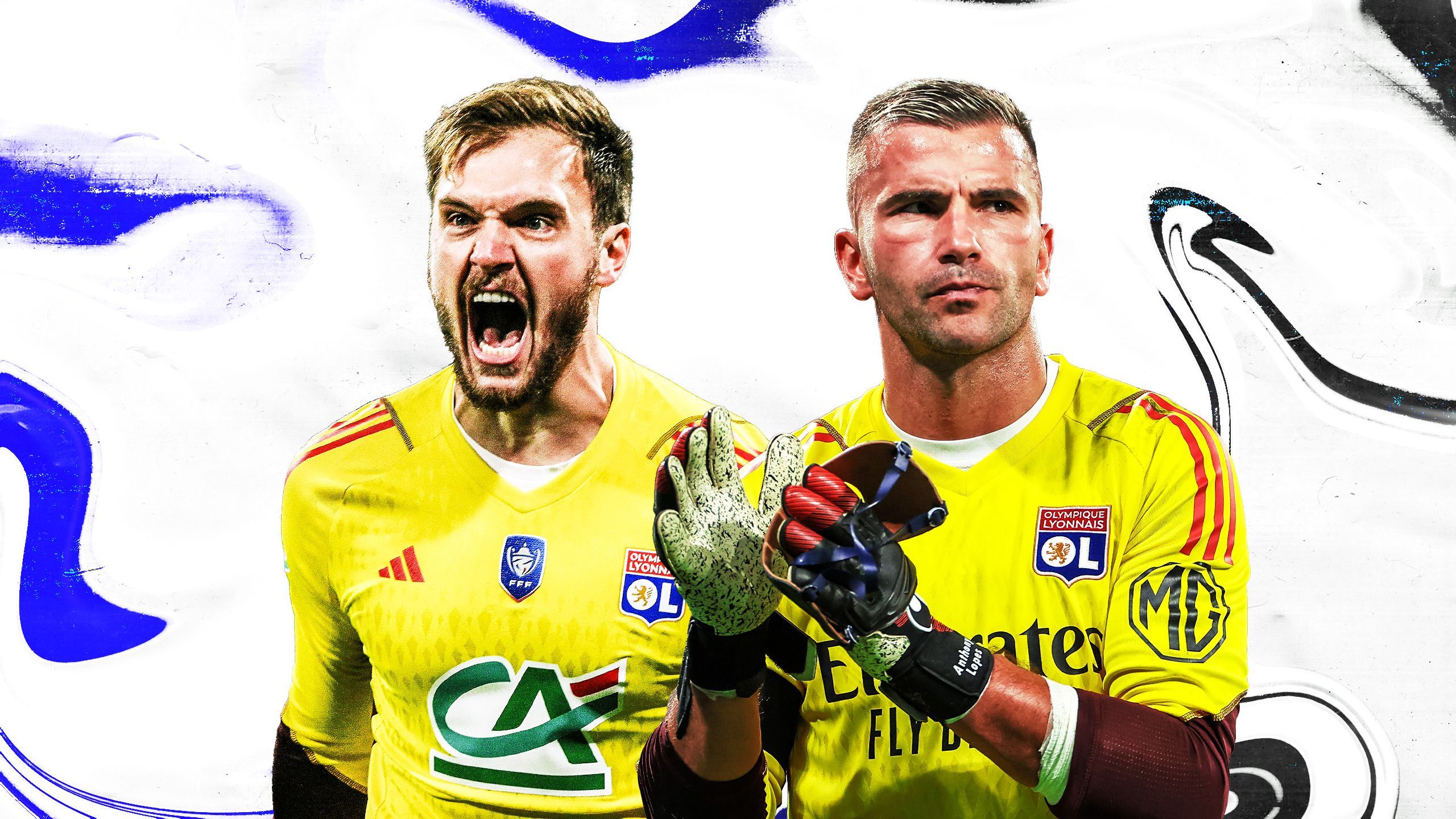 Coupe de France - Avant OL-Valenciennes : Lucas Perri - Anthony Lopes ...