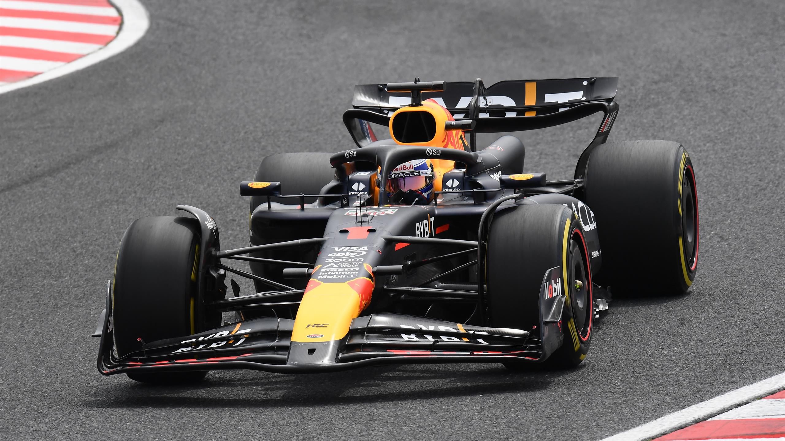 GP von Japan: Max Verstappen im Red Bull dominiert letztes Training in ...