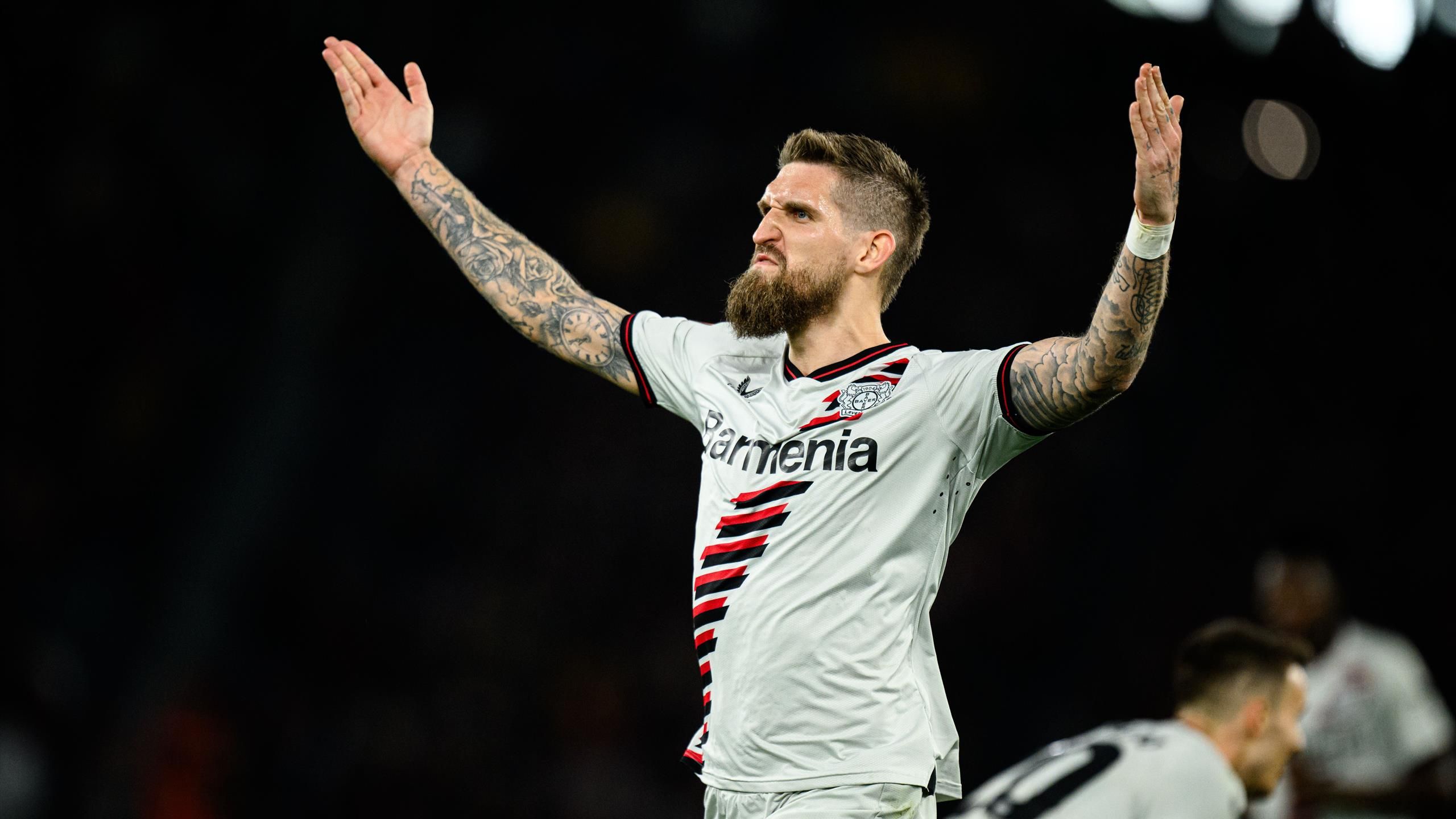 Europa League: Leverkusens Robert Andrich nach seinem Traumtor gegen AS ...