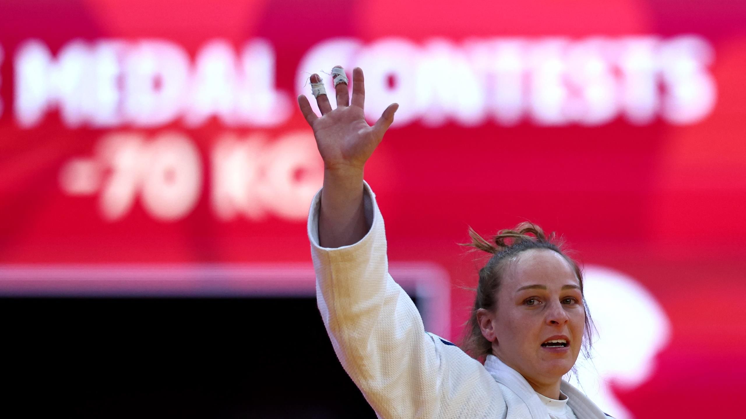 Après sa victoire sur Marie-Eve Gahié, Margaux Pinot championne du ...