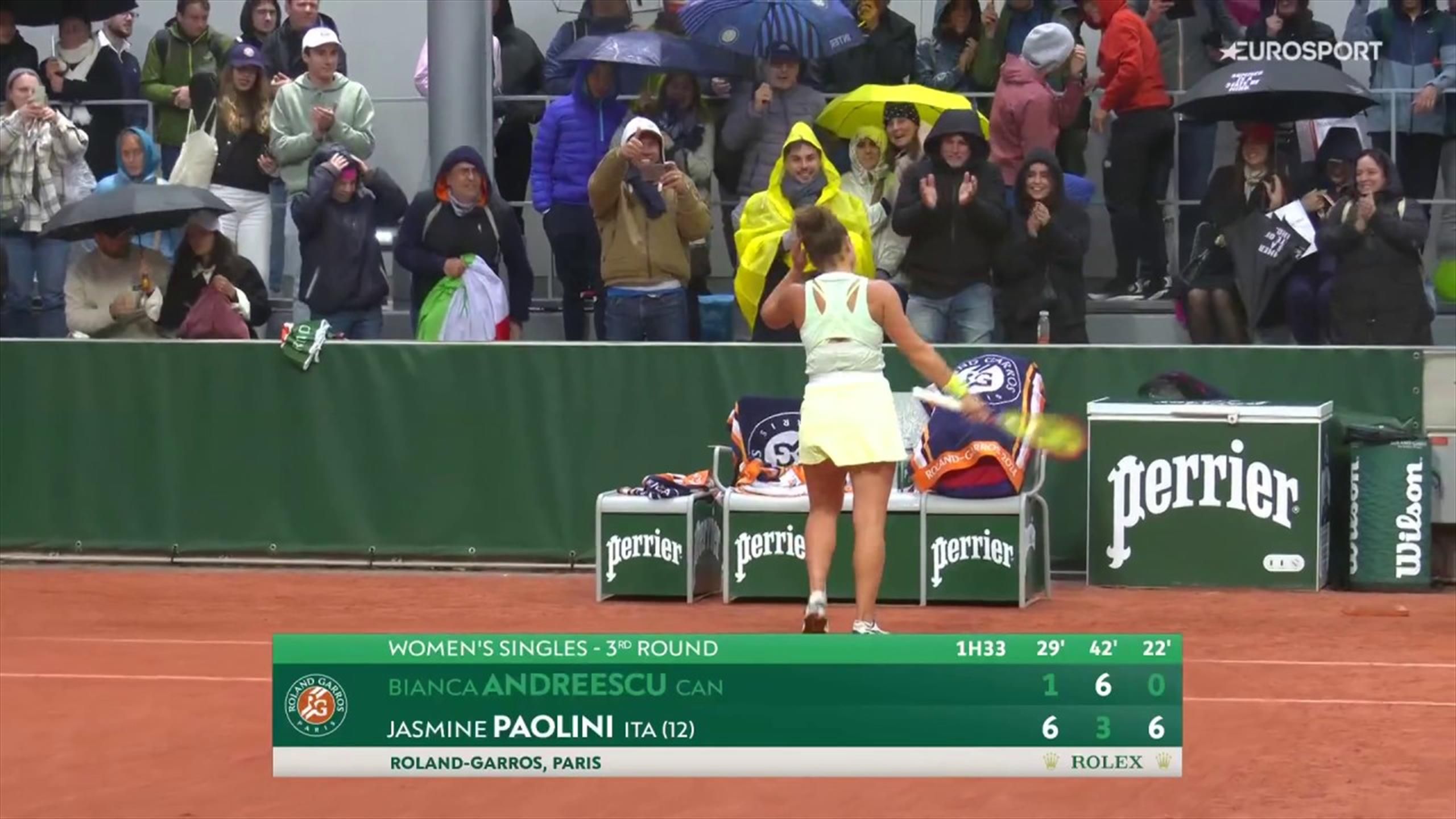 Jasmine Paolini rifila un bagel a Bianca Andreescu e conquista gli ...