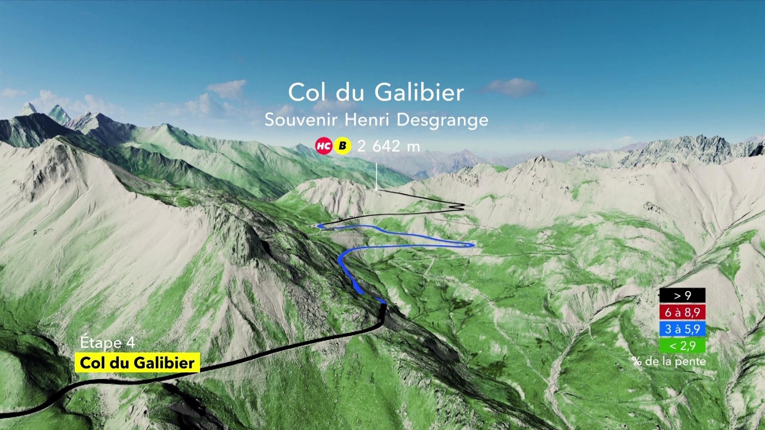 Tour de France : Cycling - Tour de France - Stage 4 - Col 3D map - Col ...
