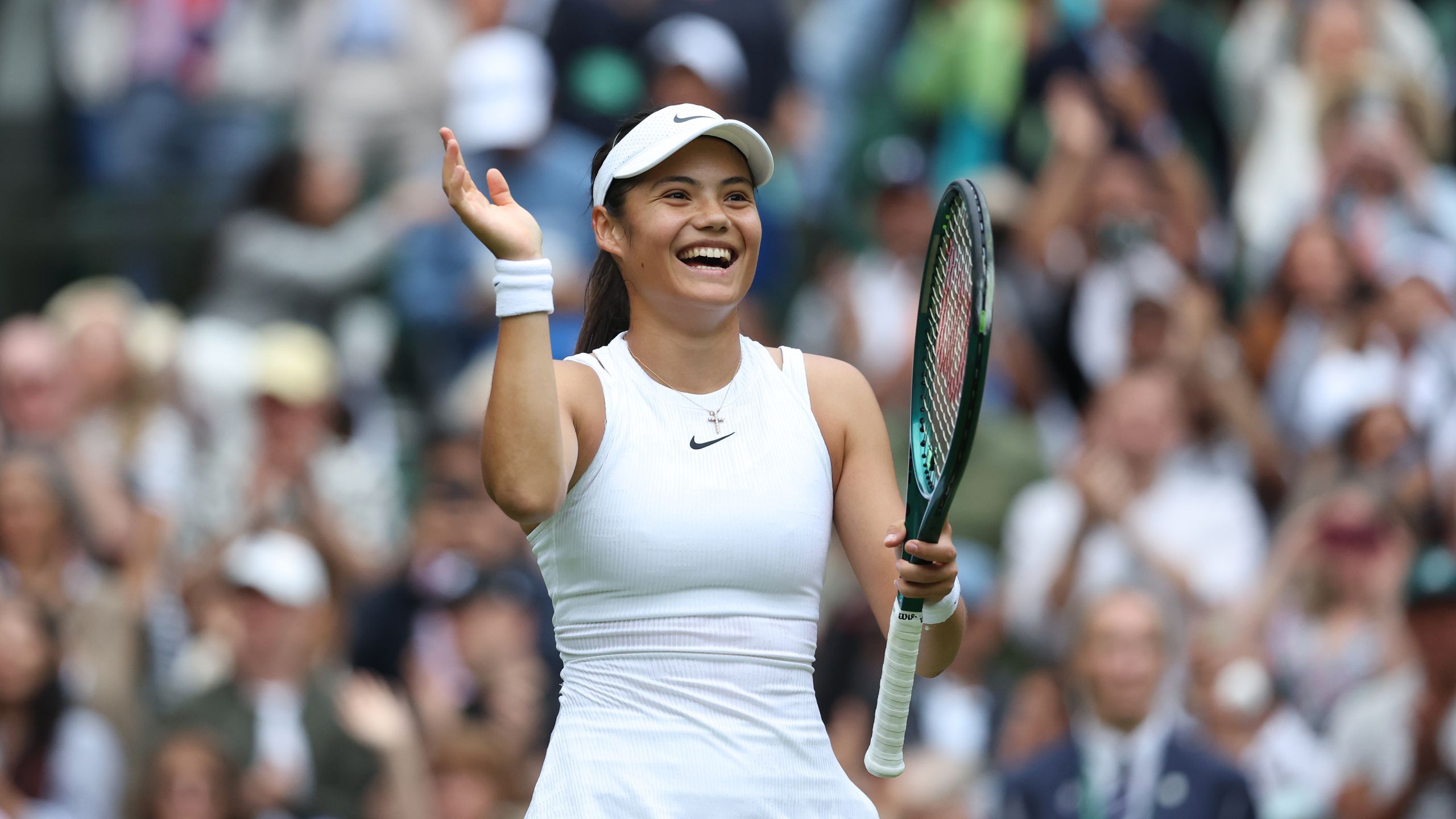 Wimbledon Britains Emma Raducanu Seals Impressive Opening Win Over