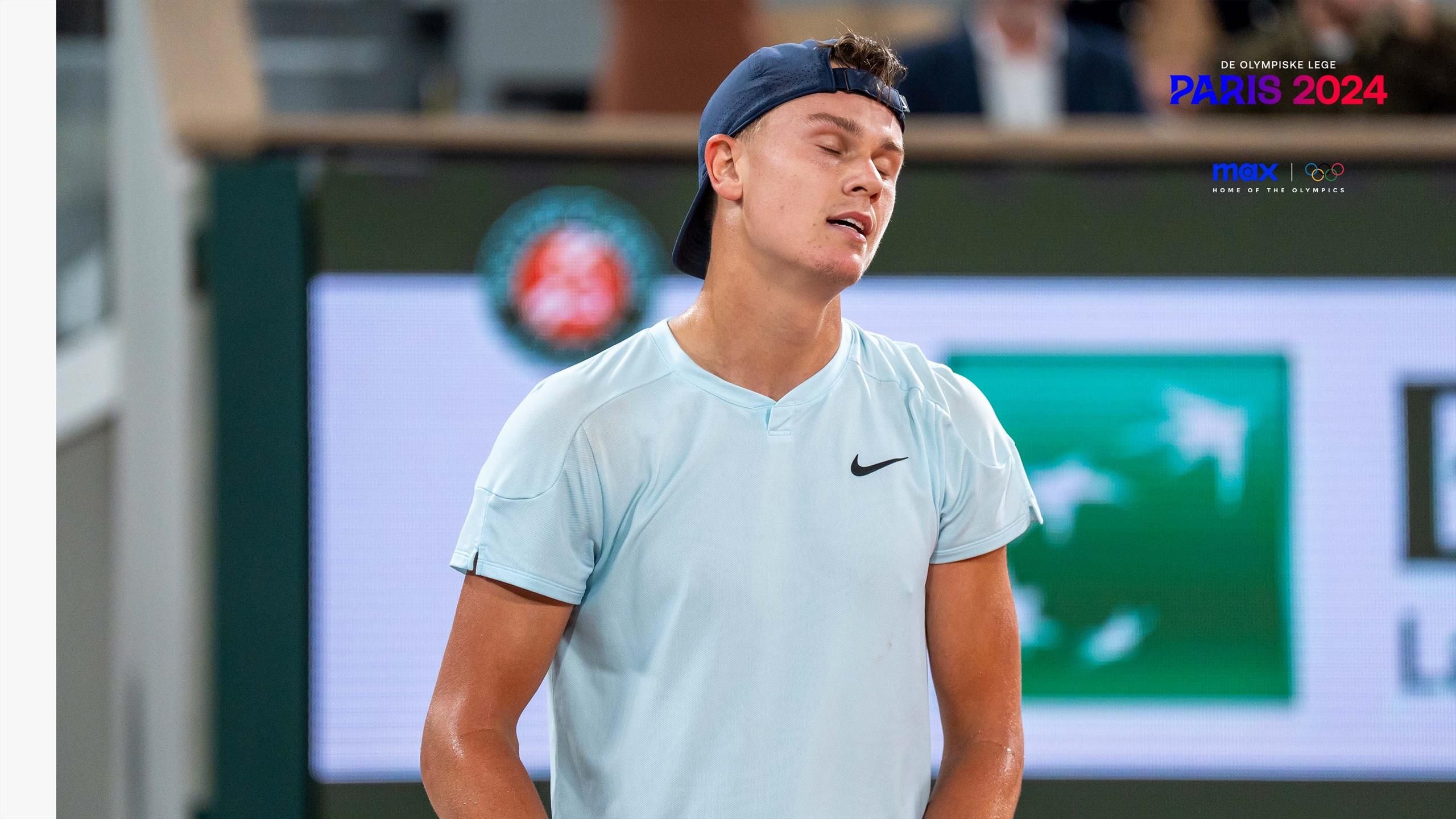 Skadesramt Holger Rune melder afbud til OL - Eurosport