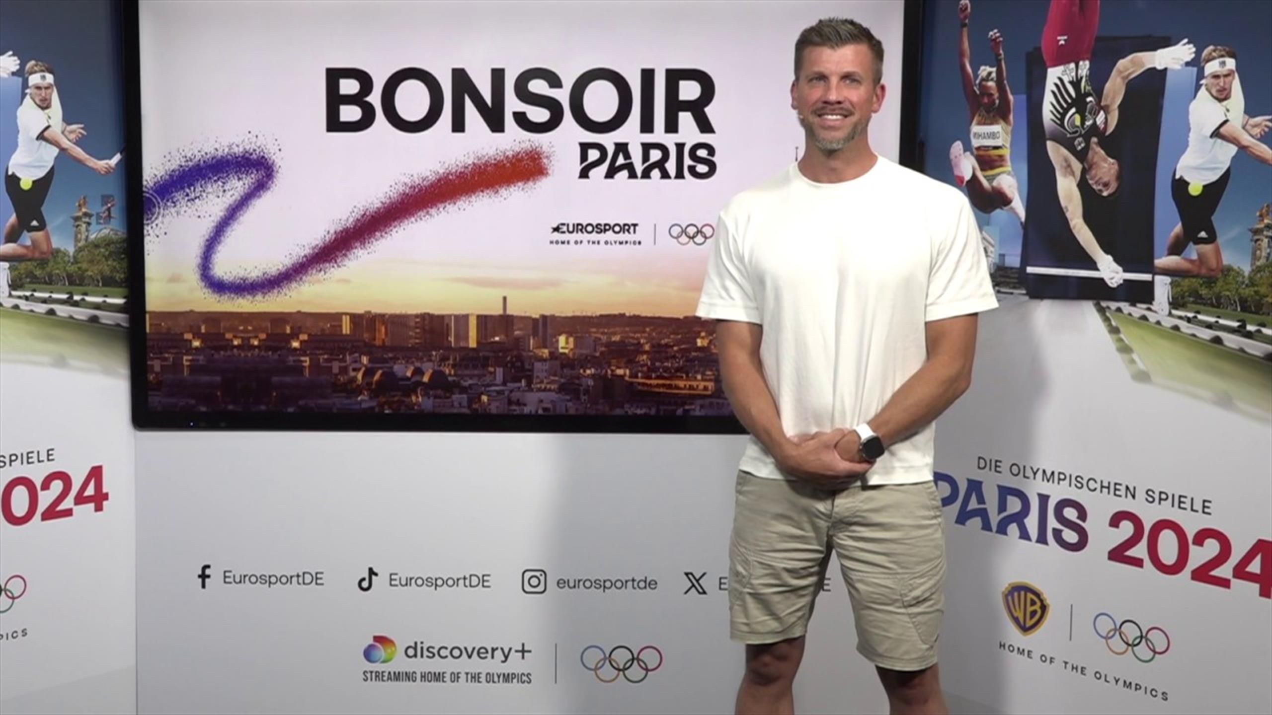 Olympia 2024: Eurosports Schwimm-Experte Thomas Rupprath mit der ...