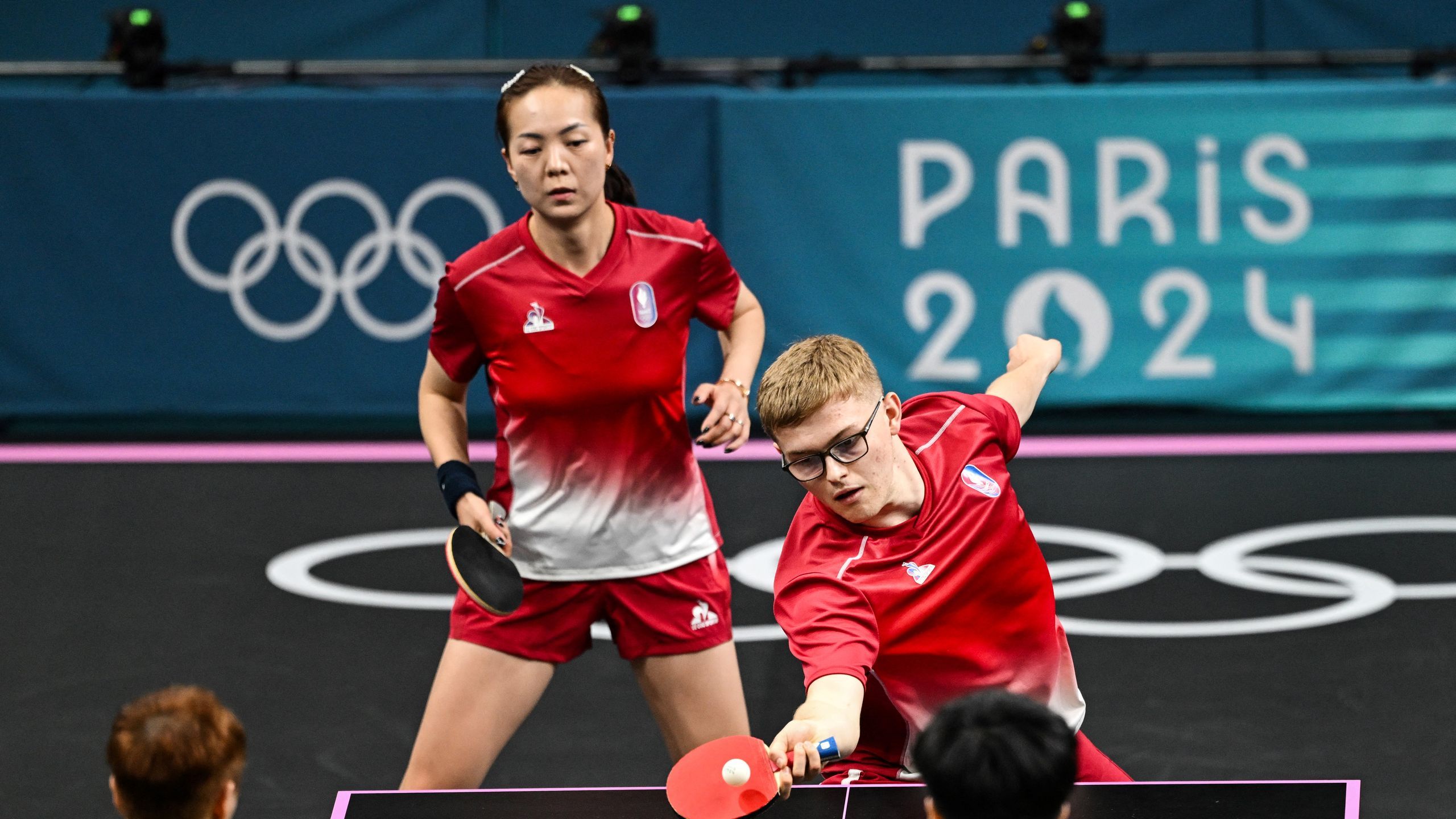 Tennis de table: Malgré la folie, la paire Lebrun - Yuan éliminée dès les 8es en relais mixte ...