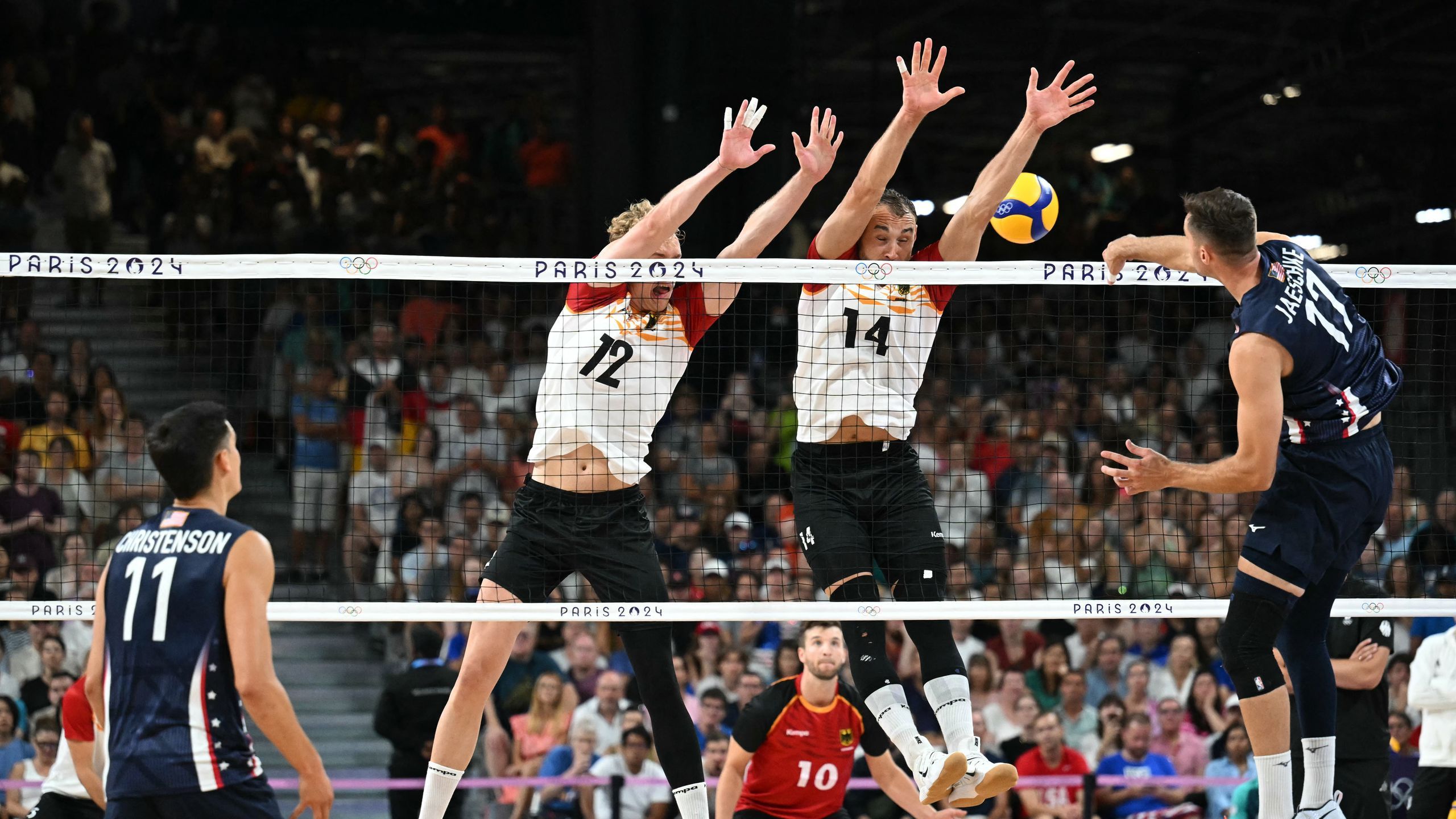 Volleyball bei Olympia 2024 - So lief USA vs. Deutschland: Starke ...