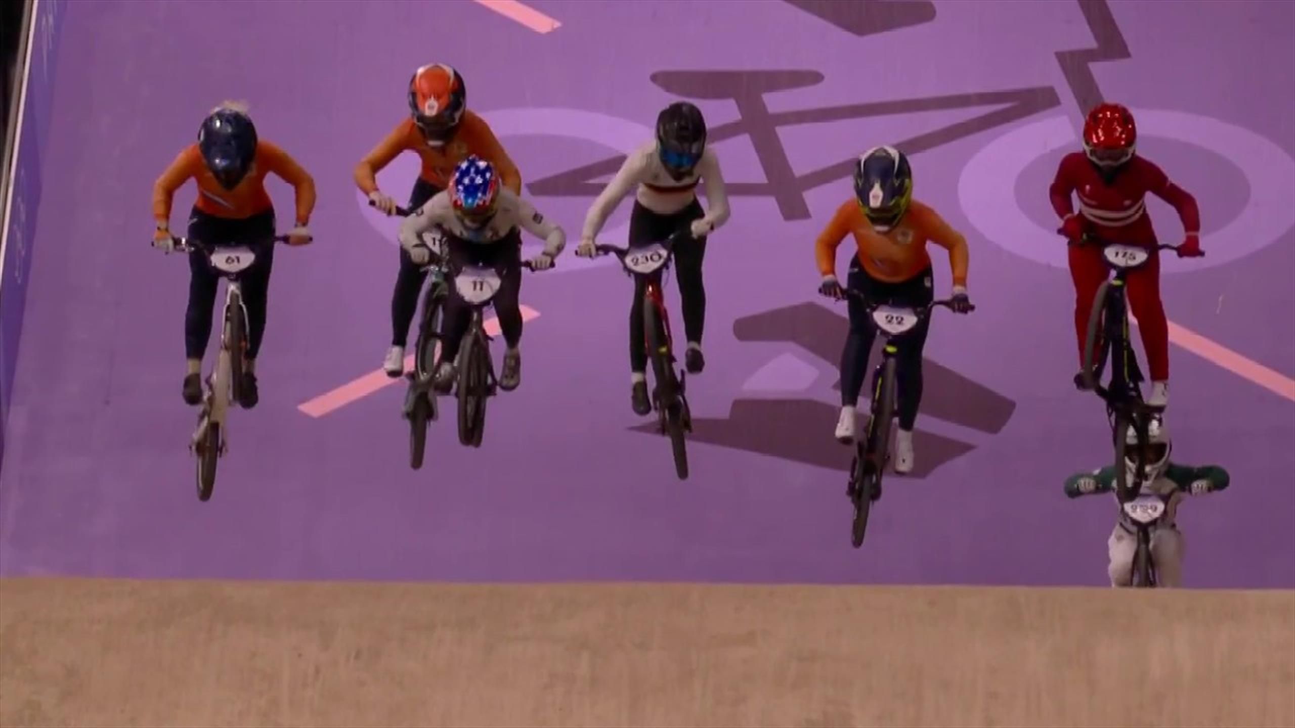 BMX bei Olympia - Alina Beck verpasst um einen Wimpernschlag das ...