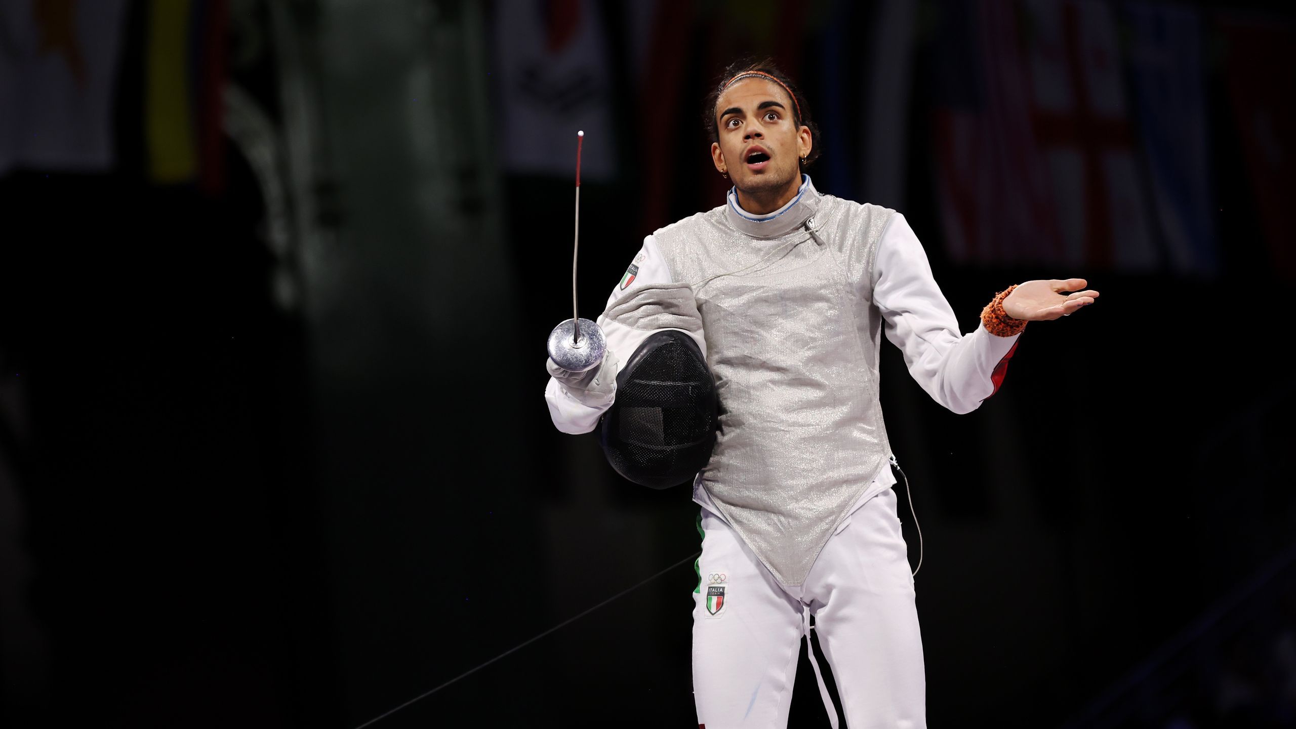 Italia d'argento nel fioretto a squadre maschile. Bianchi, Foconi ...