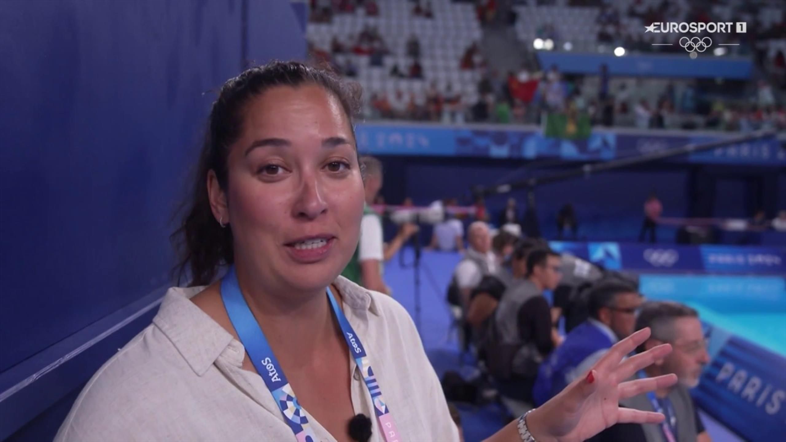 Paris 2024 | Ranomi Kromowidjojo aanschouwd finale schoonspringen ...