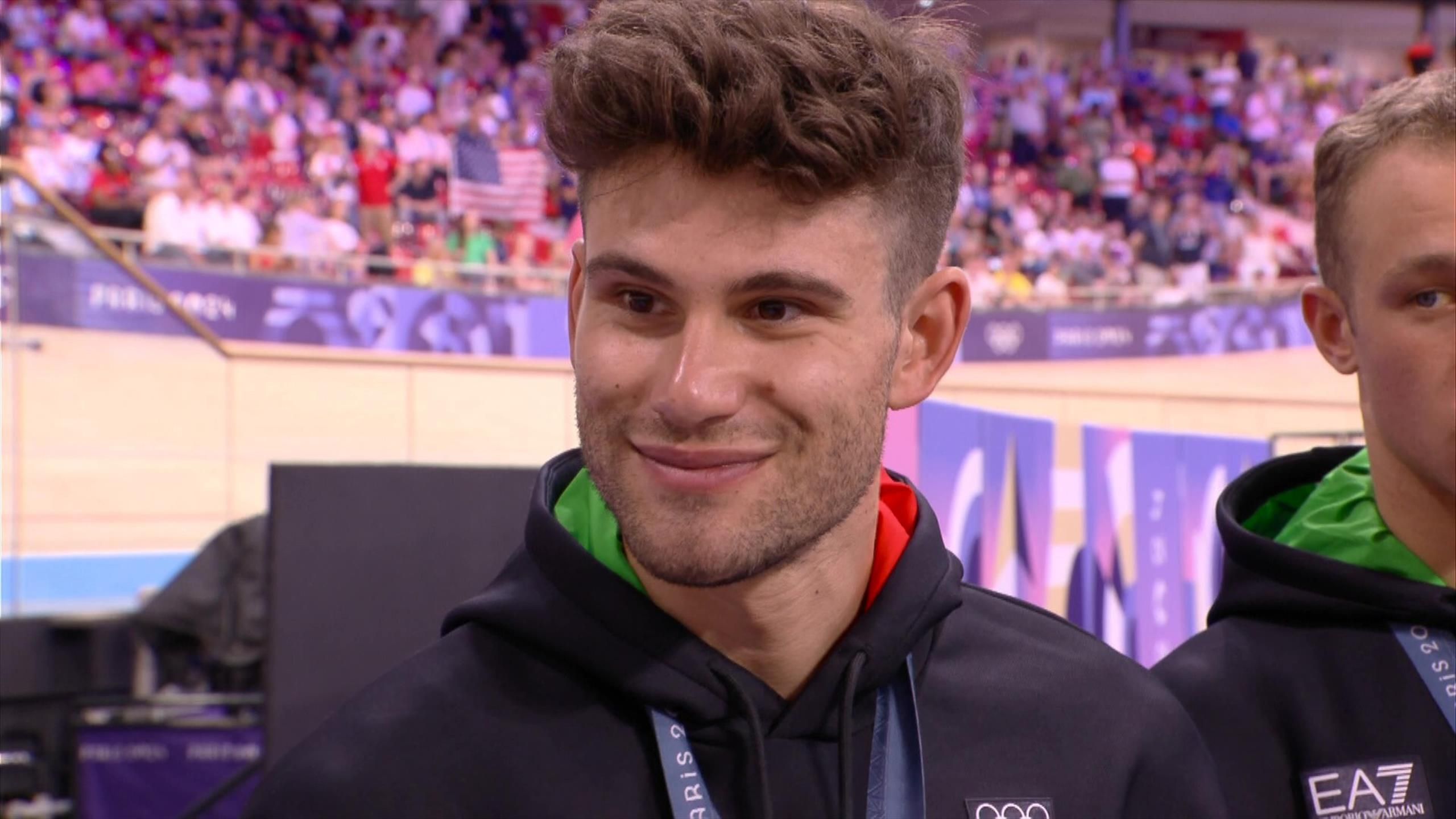 Italia bronzo nell'inseguimento, Filippo Ganna: 