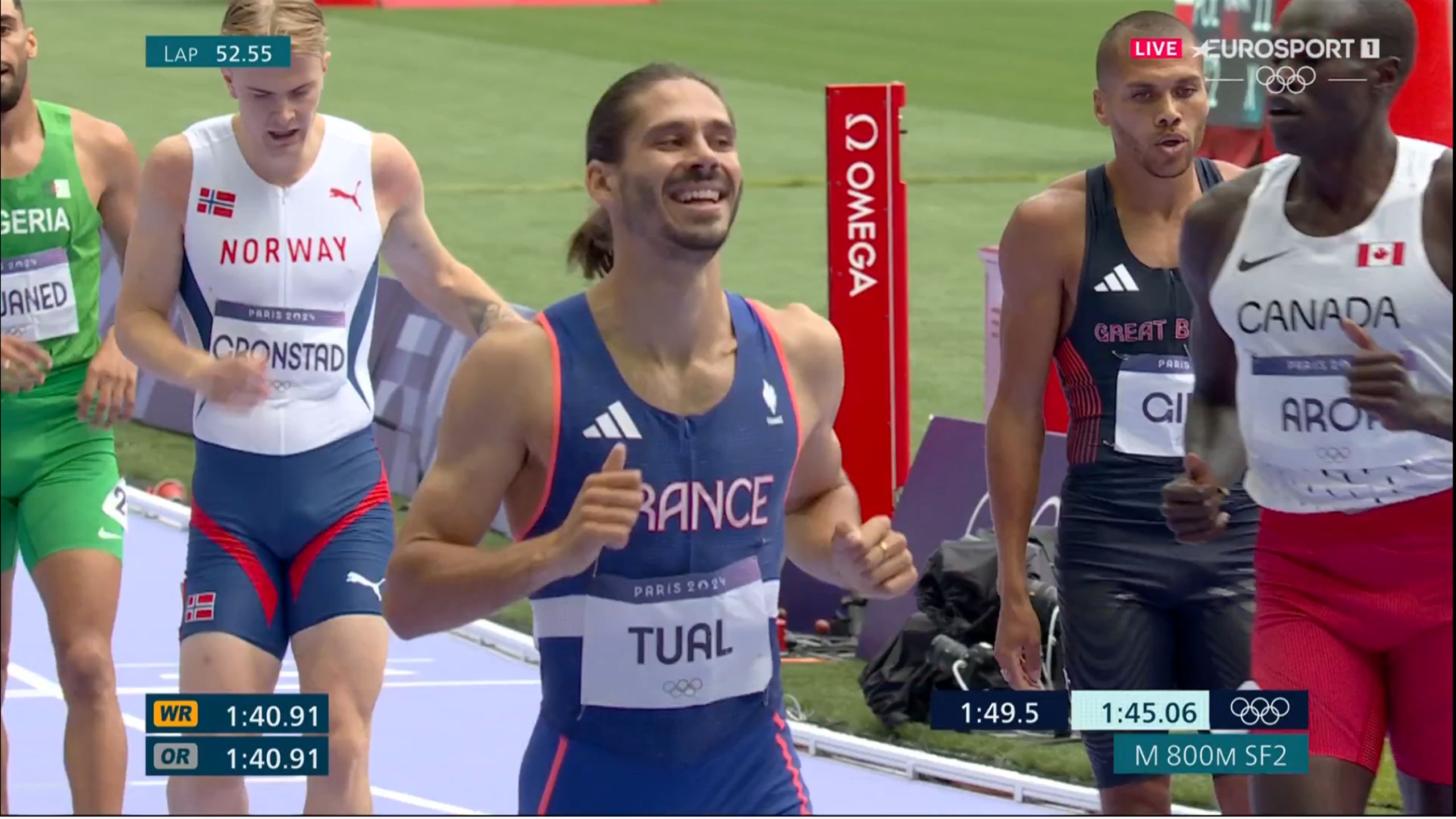 Tual, une course maîtrisée et une dernière ligne droite solide ...
