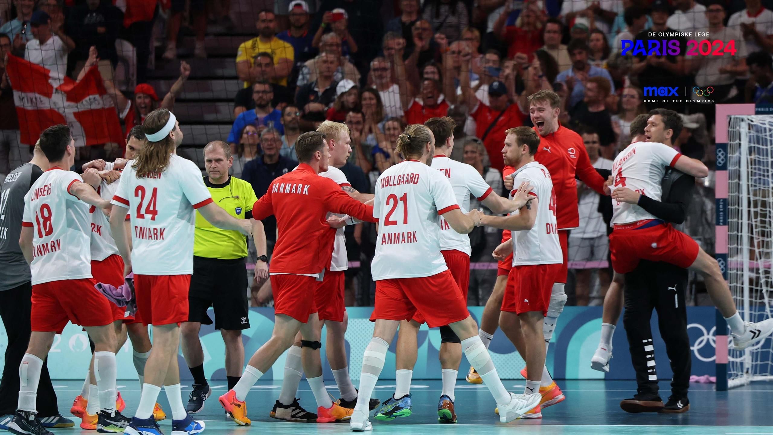 Highlights: Danmark trækker det længste strå i nervøst semifinale-drama ...