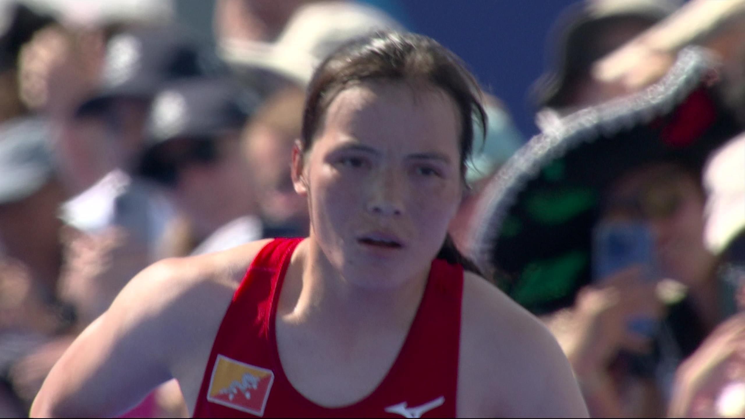 Paryż 2024. Kinzang Lhamo na mecie olimpijskiego maratonu ...