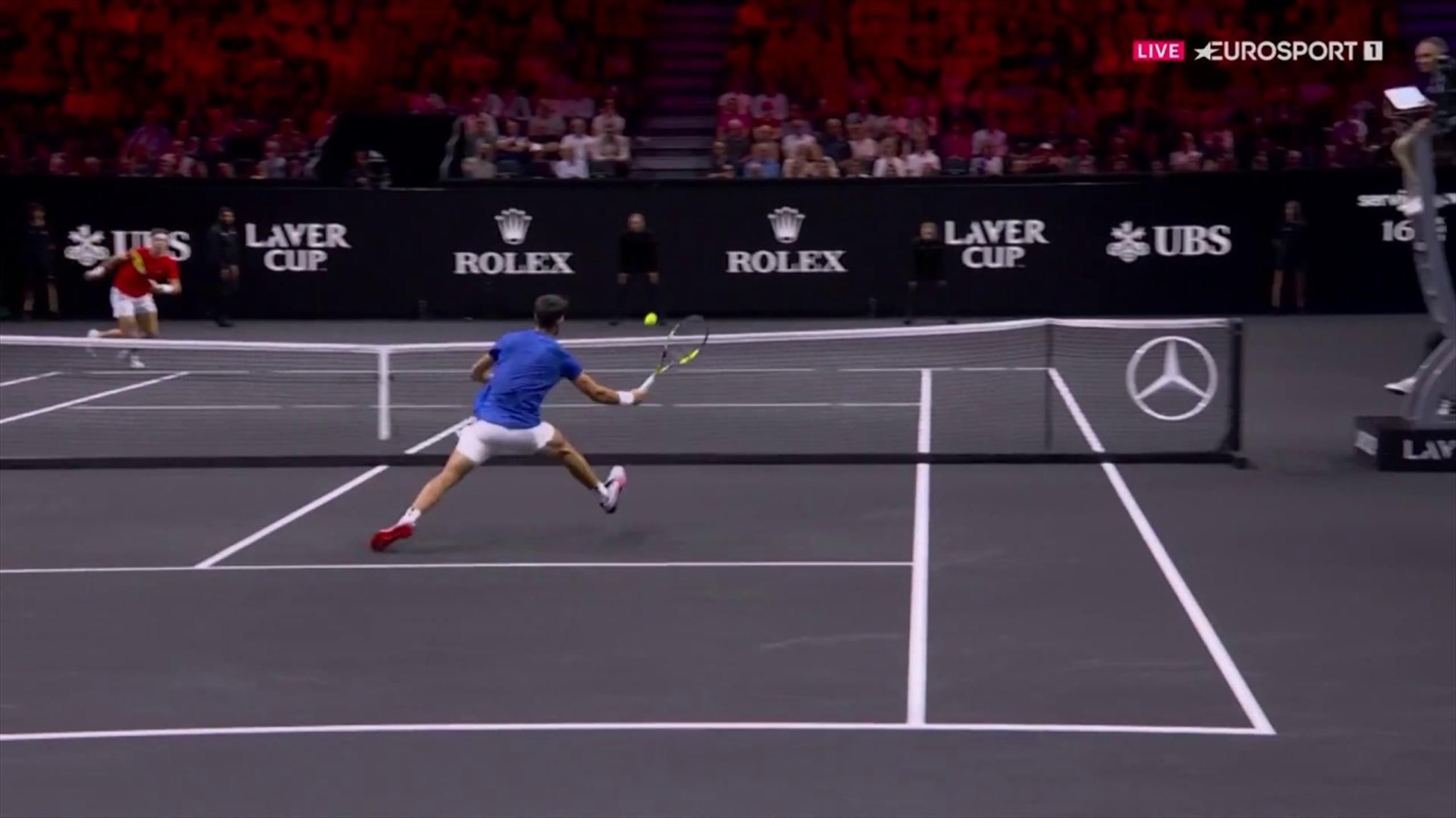 Laver Cup 2024 | La mezcla entre volea y dejada de Alcaraz que dejó ...