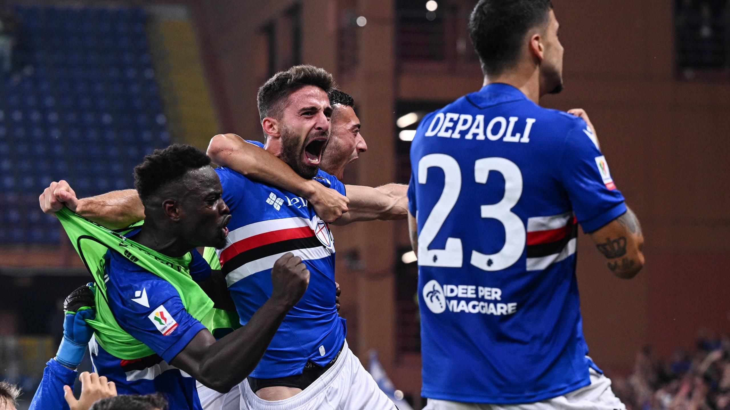 Coppa Italia - Genoa-Sampdoria 1-1 (6-7 d.c.r.): Doria agli ottavi ai ...