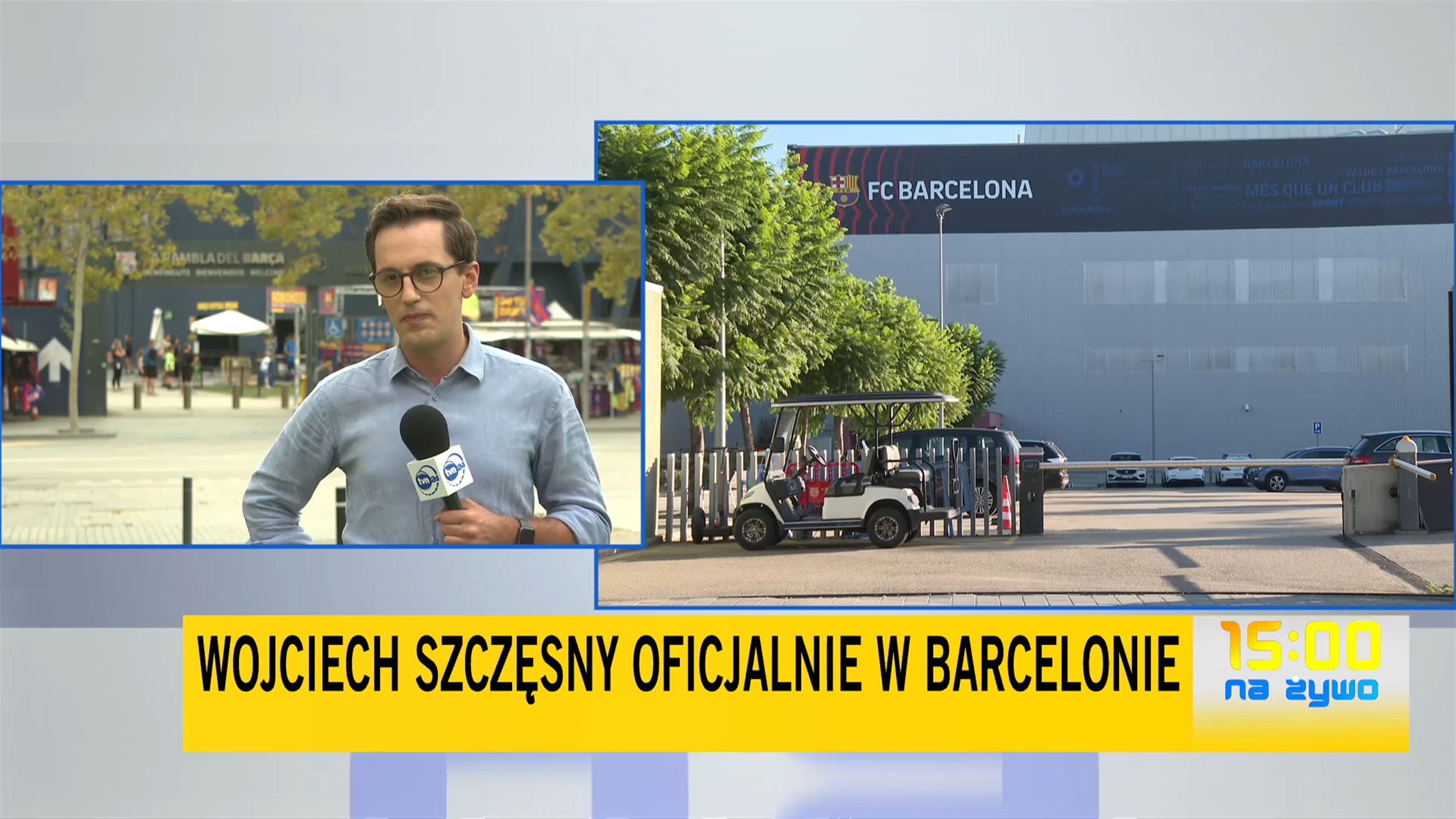 Wojciech Szczęsny oficjalnie w Barcelonie - Piłka nożna wideo - Eurosport