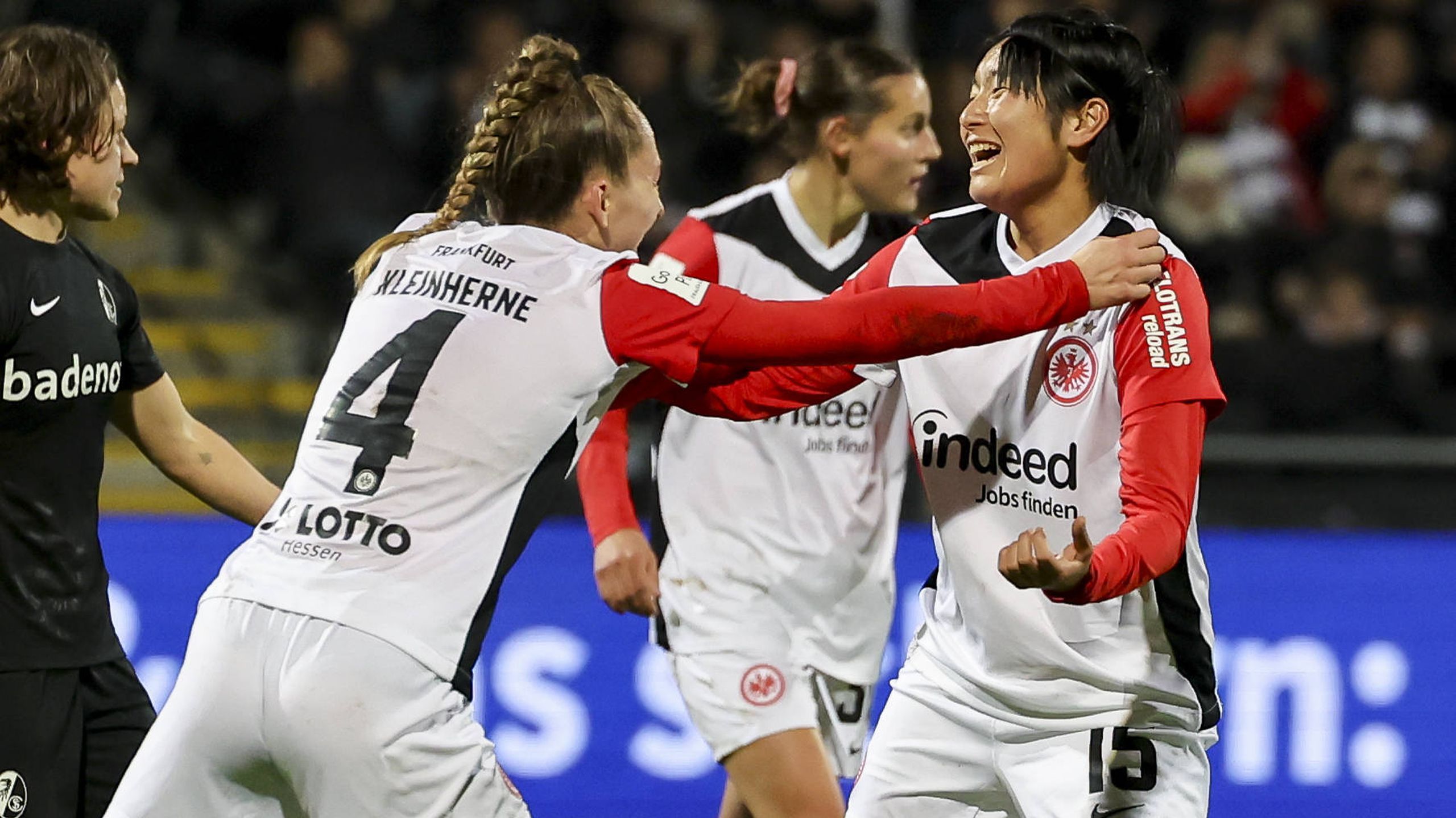 Eintracht Frankfurts Frauen feiern Kantersieg gegen SC Freiburg: Remina ...