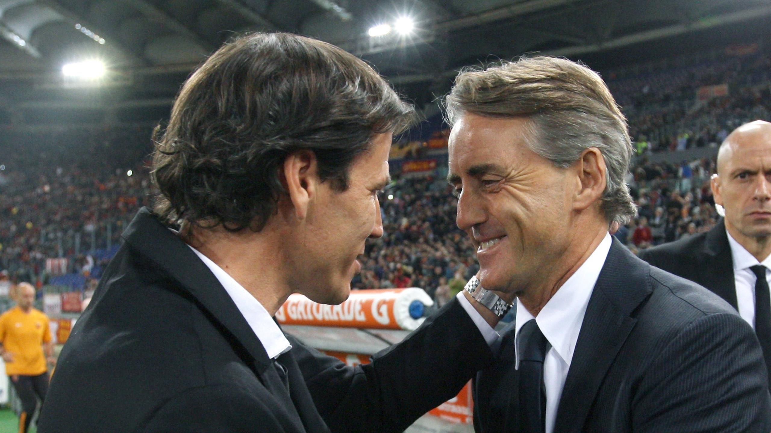 Roma, entro mercoledì l'allenatore: ballottaggio Roberto Mancini-Rudi ...