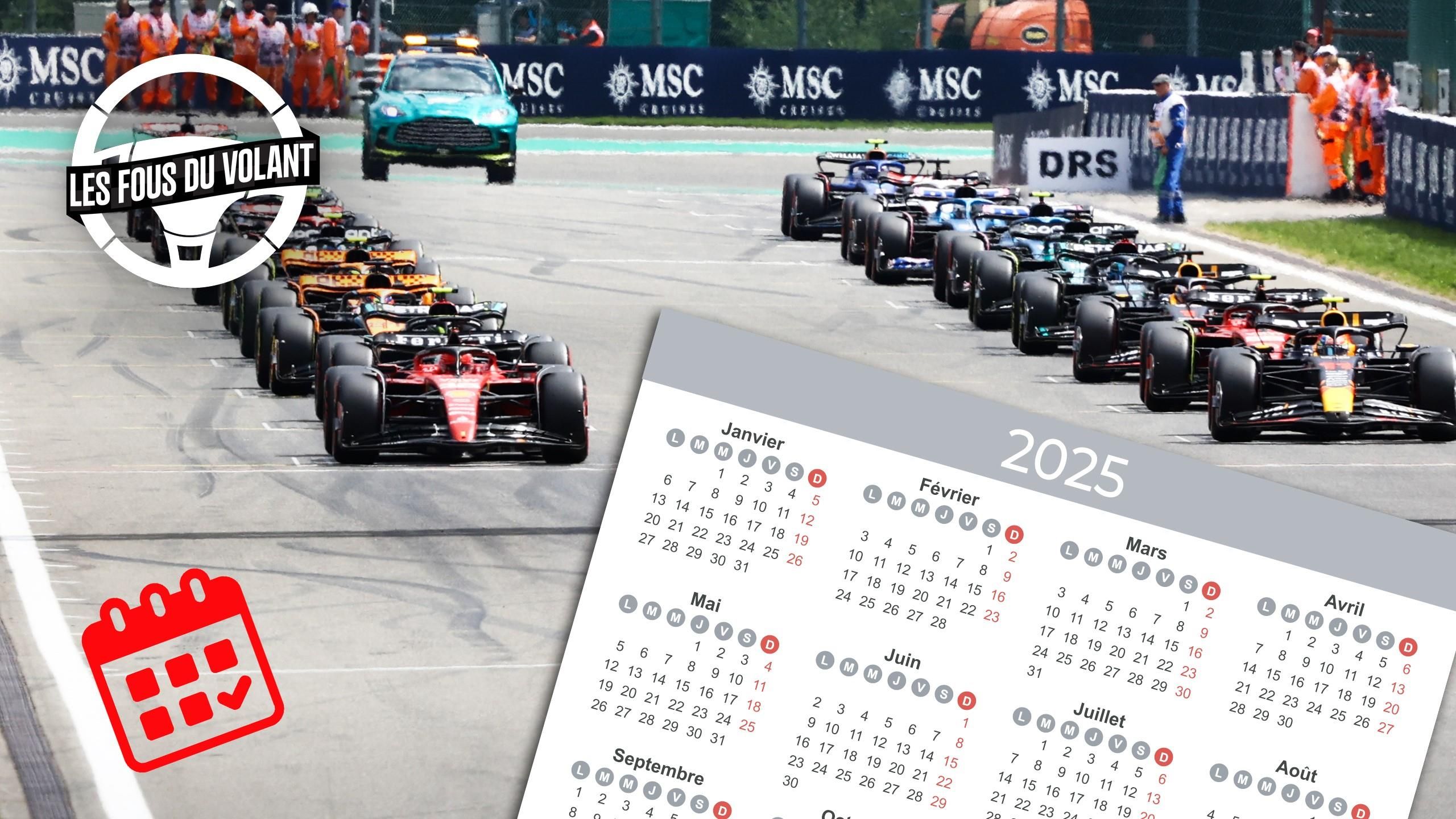 Fous du Volant F1 | A quoi va ressembler le calendrier 2025 ? - Formula ...
