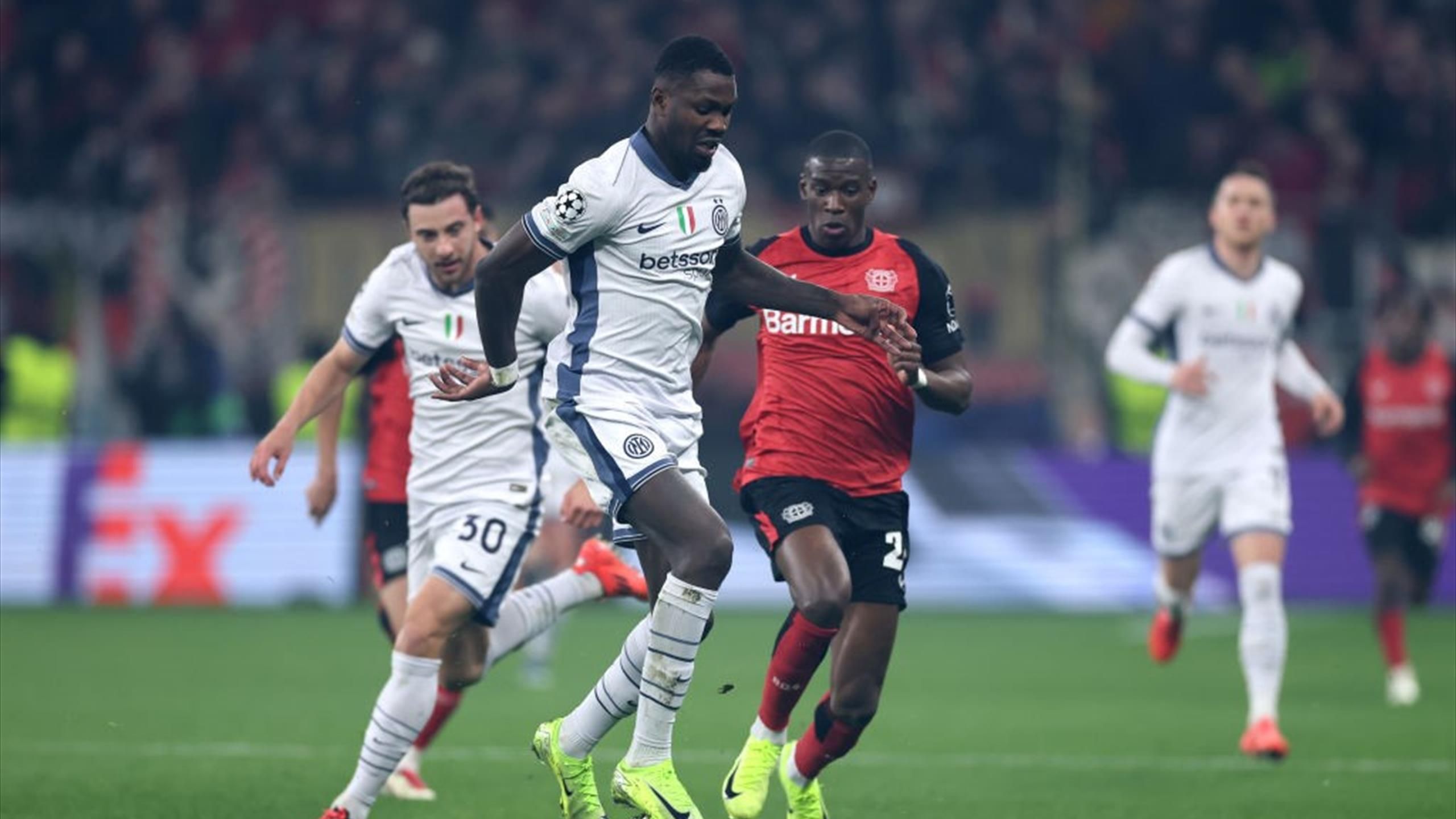 Champions League - Bayer Leverkusen-Inter 1-0, pagelle: Thuram e ...