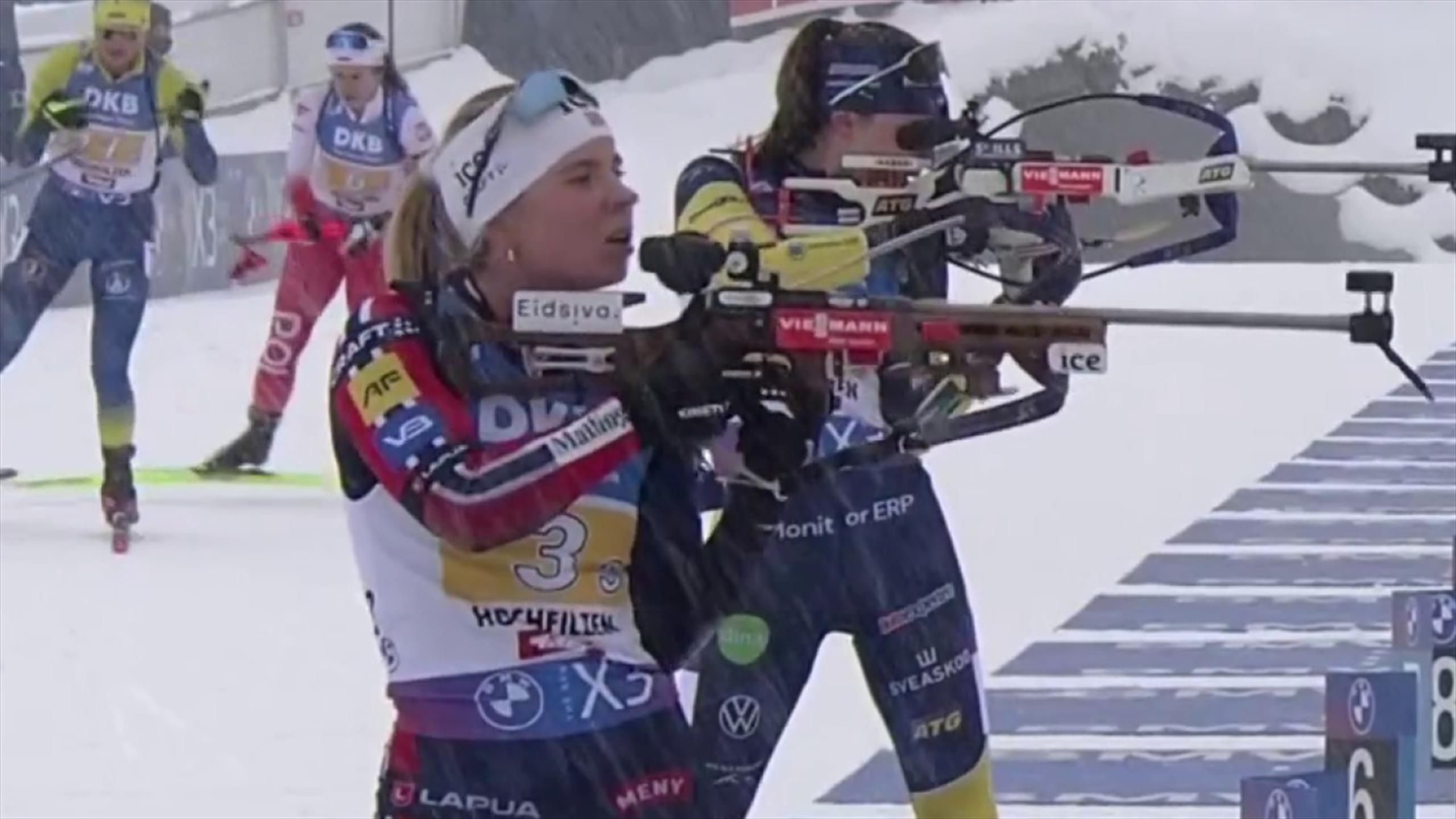 Hochfilzen: Gro Randby bekommt Zitteranfall im Stehendschießen der ...