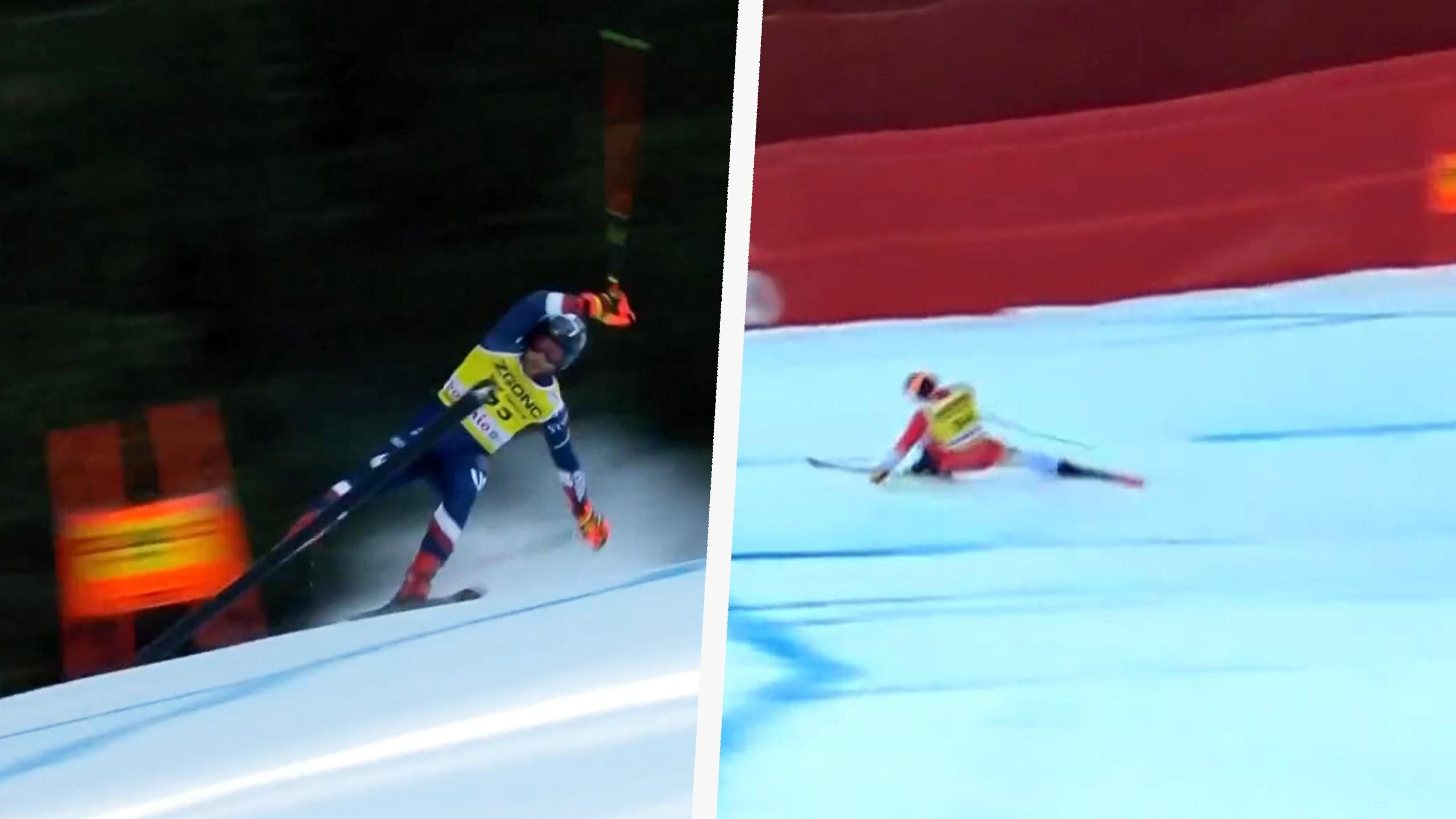 Bormio: Kyle Negomir und Josua Mettler stürzen an derselben Stelle wie ...