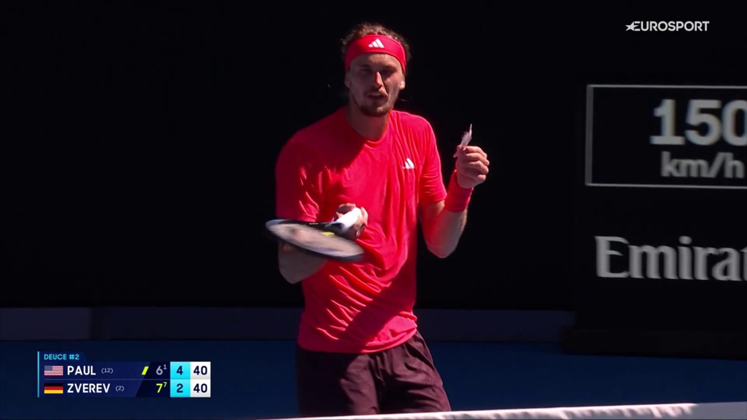 Zverev la toma con el juez de silla español Nacho Forcadell: Un warning ...