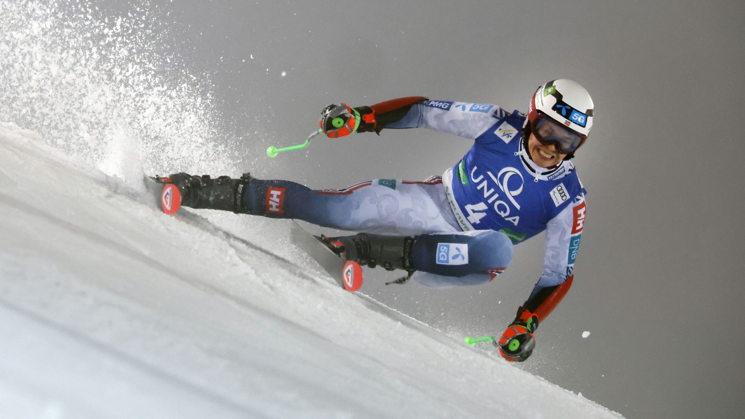 Alexander Steen Olsen wygrał gigant Pucharu Świata w Schladming. Dwóch ...