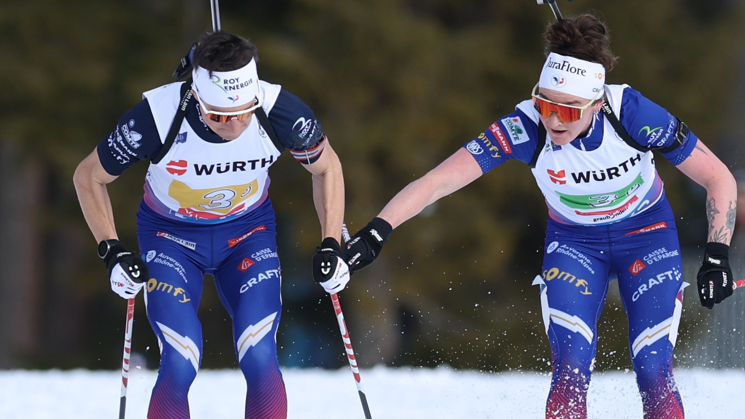 JO Milan-Cortina 2026 - Relais mixte : Eric Perrot, Quentin Fillon ...