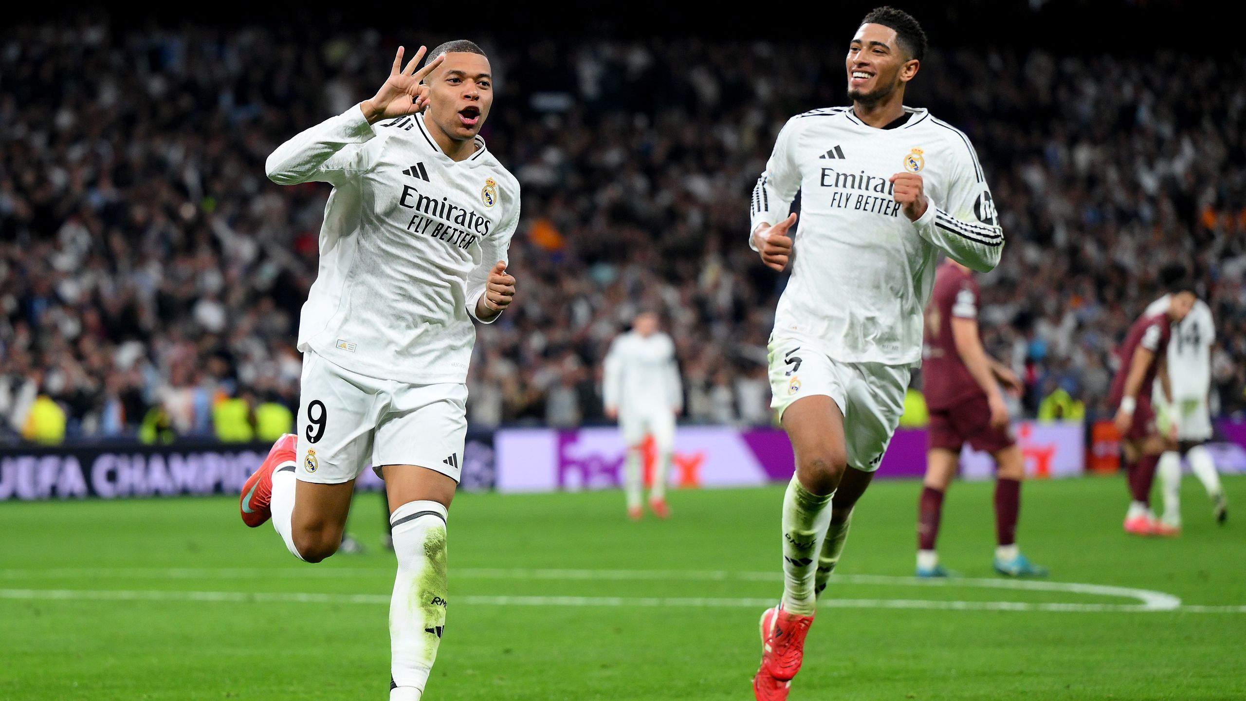 Kylian Mbappé schießt Manchester City mit Dreierpack aus Champions ...