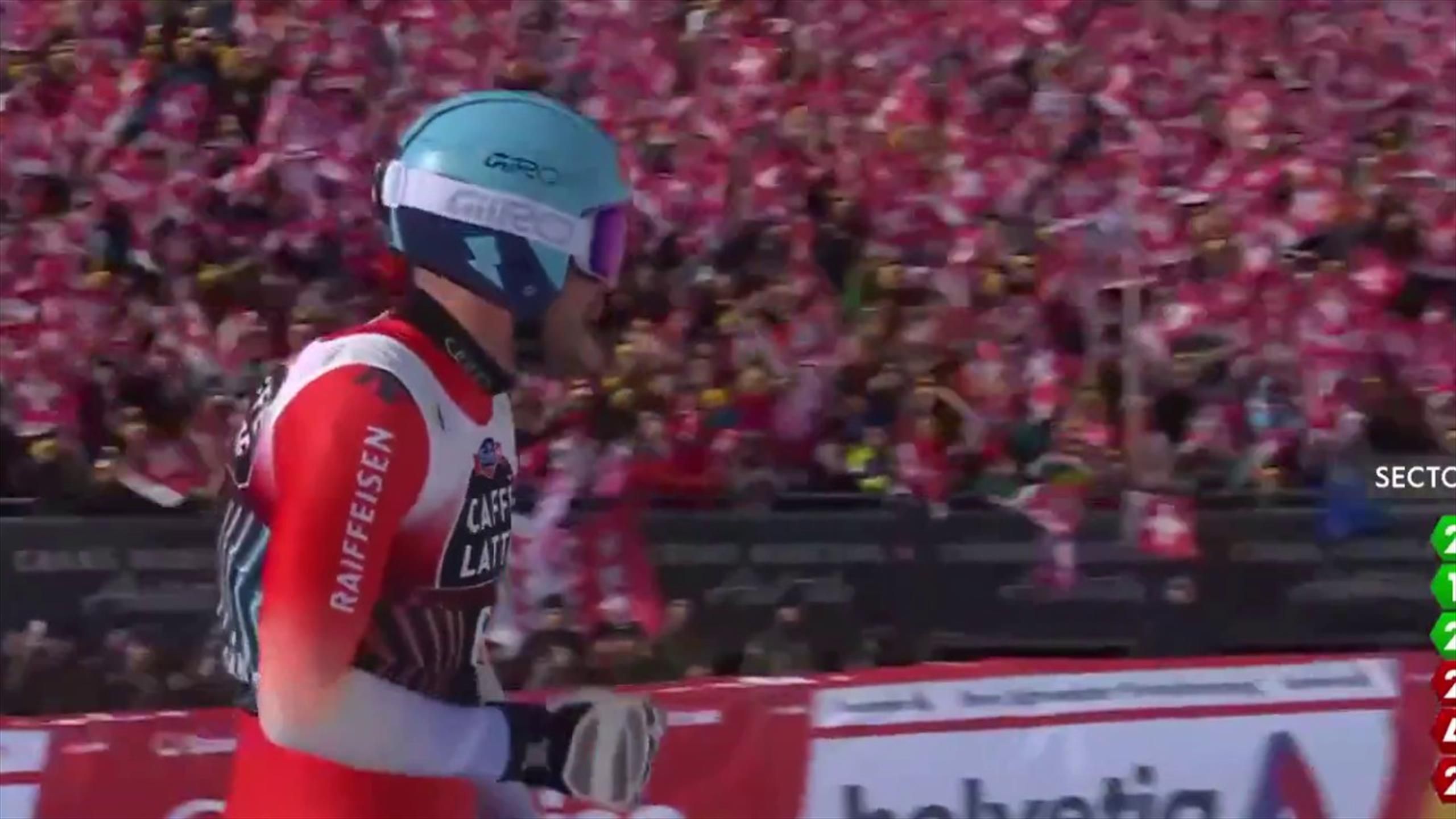 Abfahrt in Crans-Montana: Lokalmatador Alexis Monney setzt erste ...