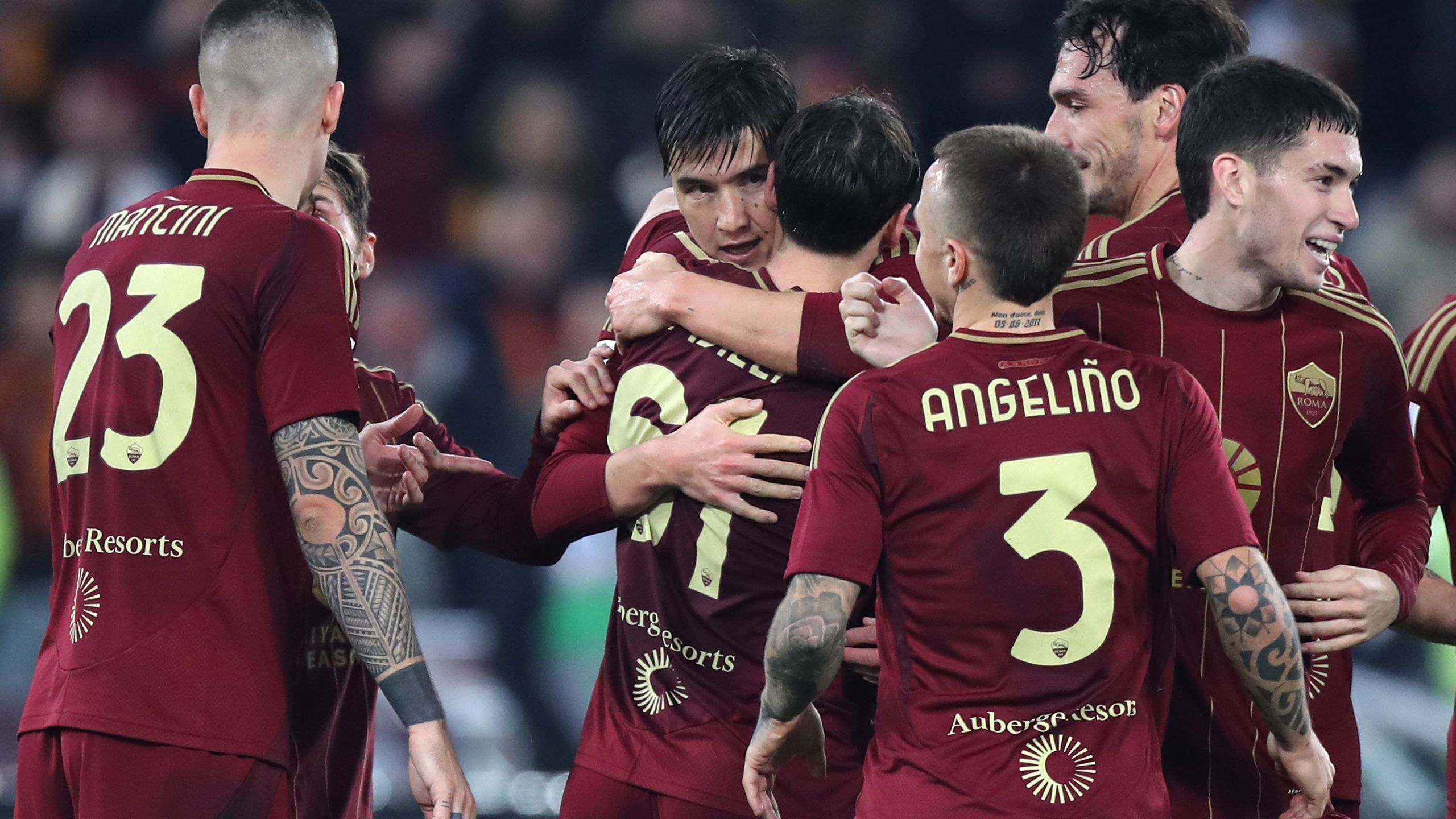 Serie A - Roma-Monza 4-0 al derelitto Monza: Saelemaekers, Shomurodov ...