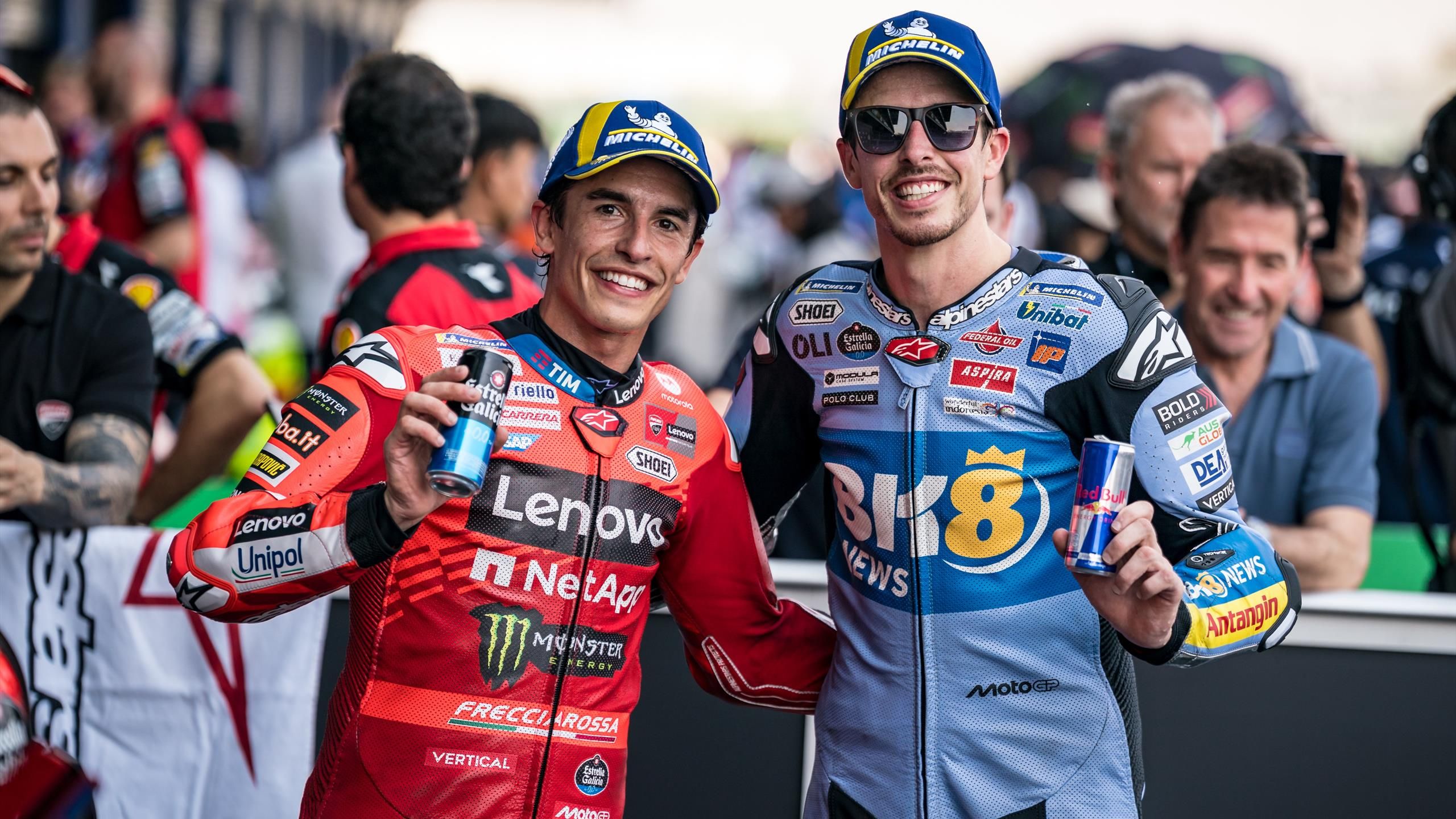 Sprint race, risultati: vince Marc Marquez davanti al fratello Alex. Terzo Bagnaia, poi Ogura e ...
