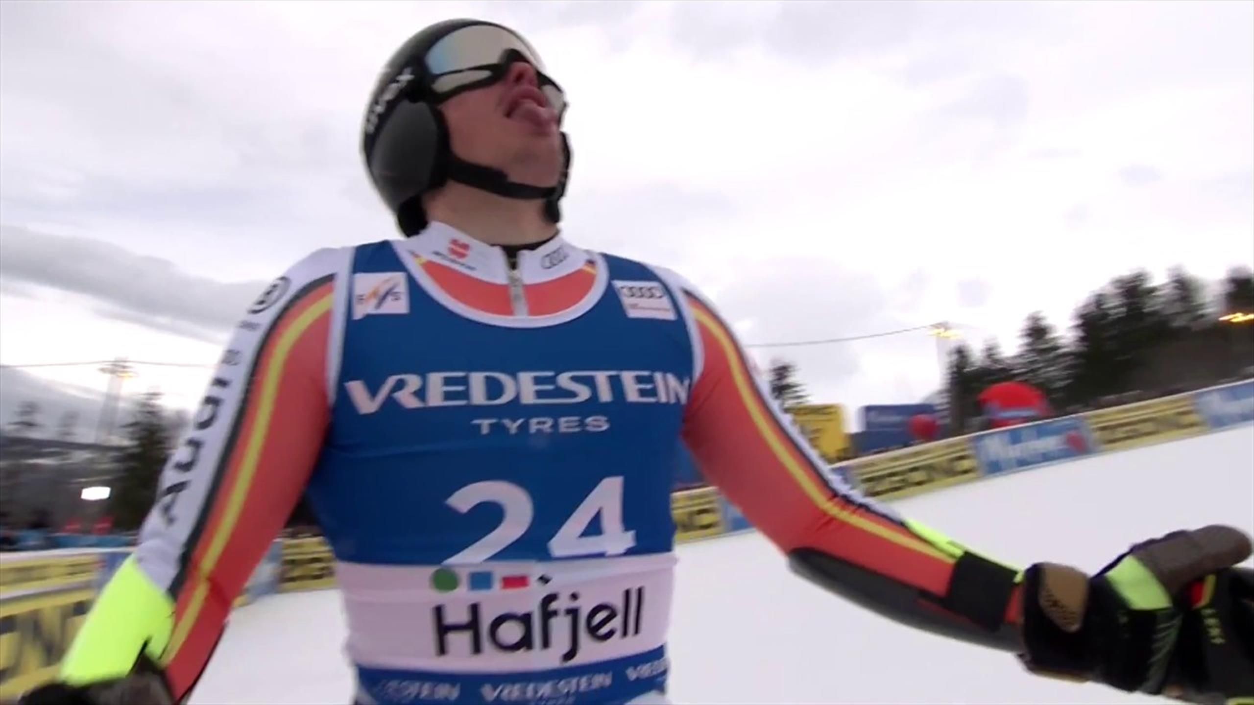 Hafjell 2025: DSV-Athlet Anton Grammel zeigt im zweiten Durchgang des ...