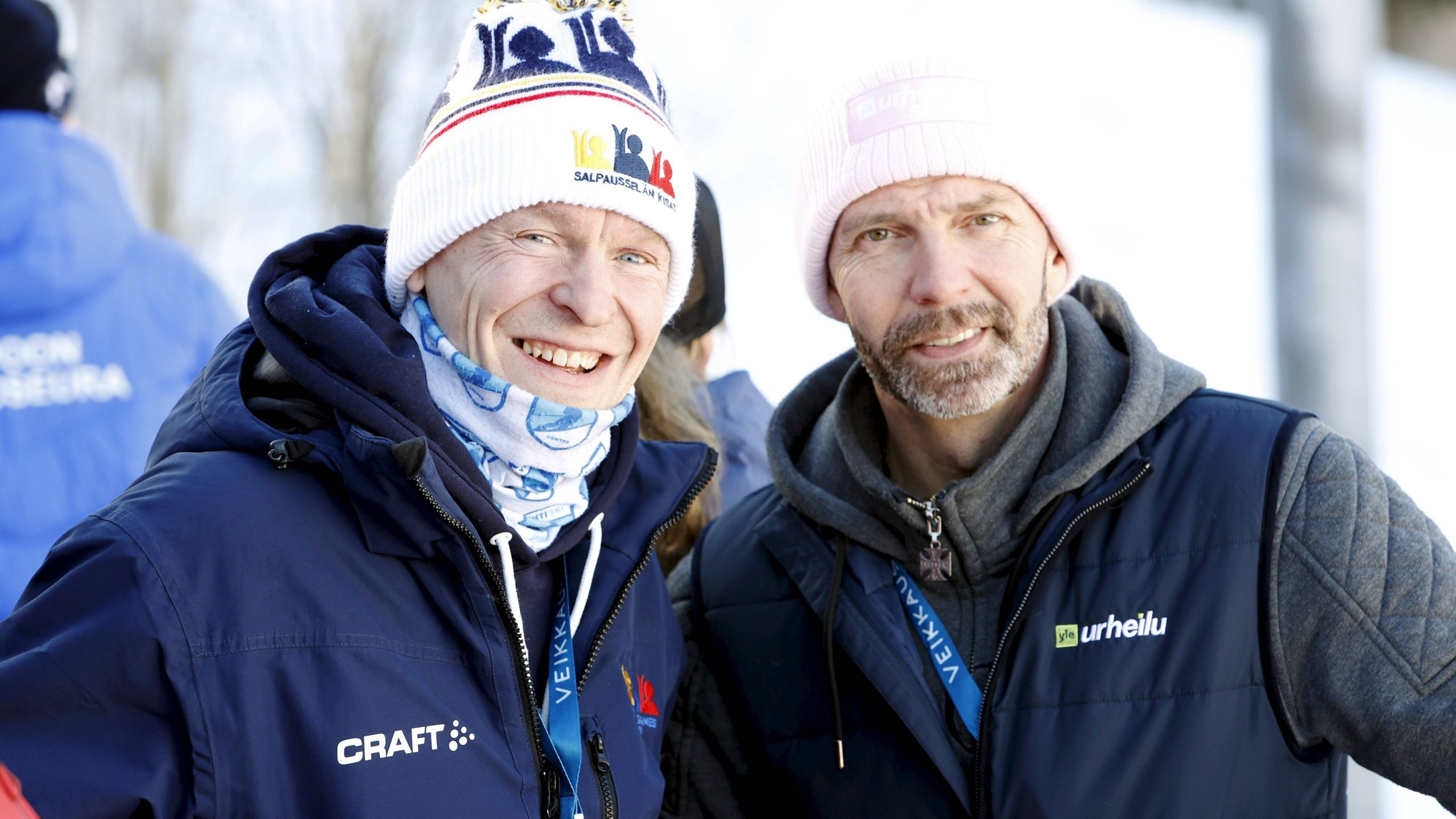 Janne Ahonen und Toni Nieminen liefern sich Zweikampf beim Weltcup in ...