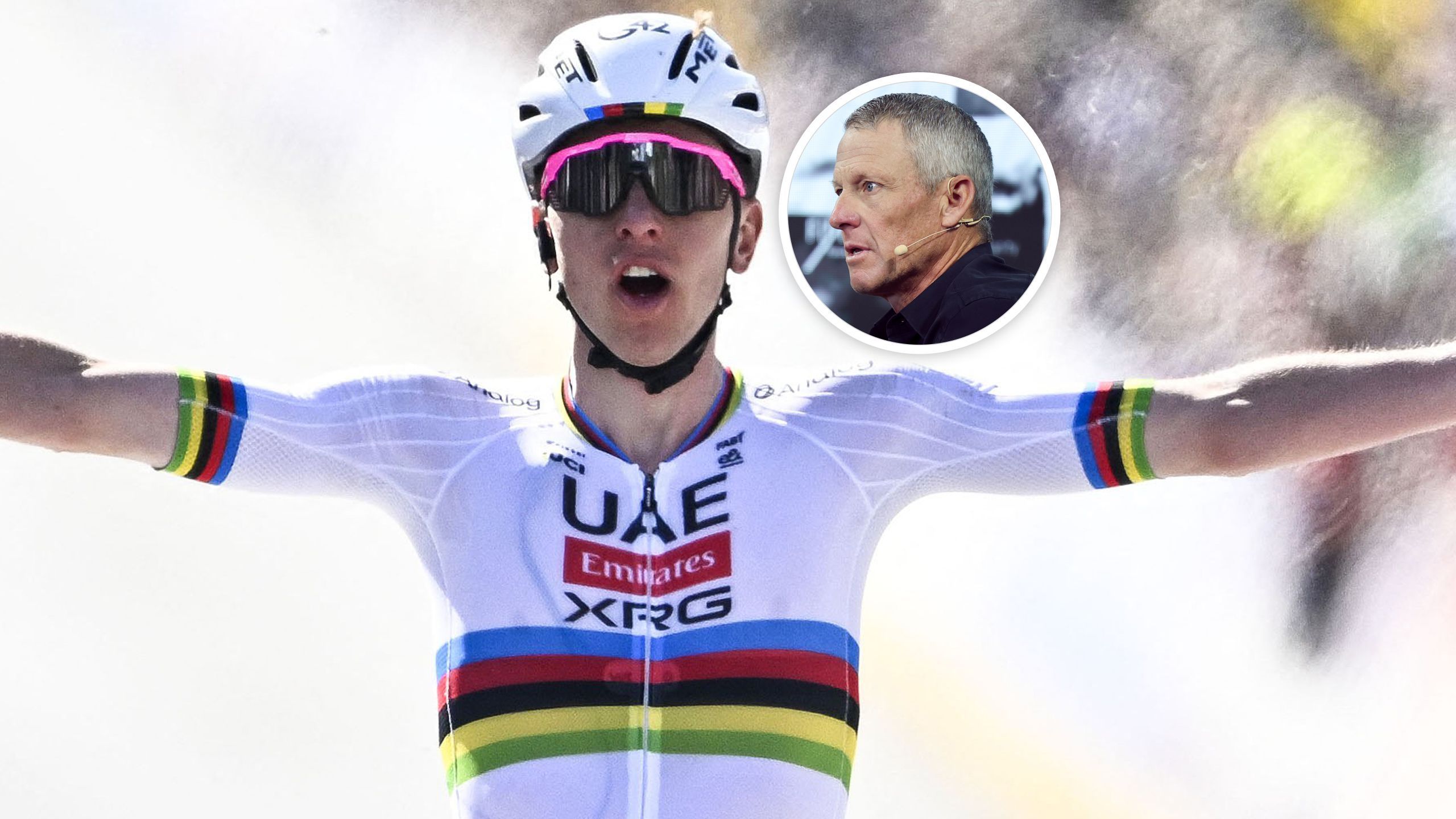 Lance Armstrong eleva a los altares a Tadej Pogacar tras arrasar en ...