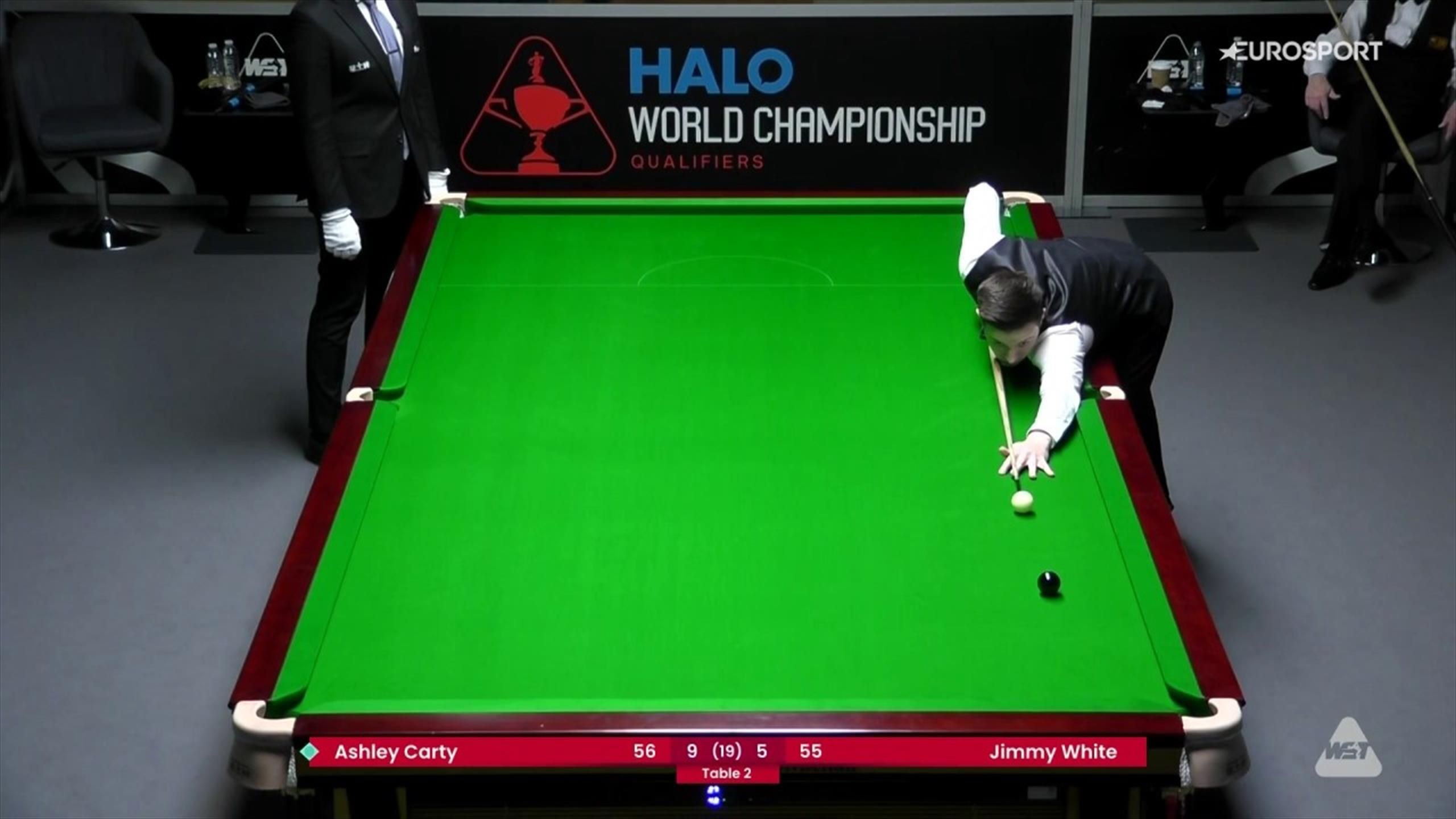 62-jarige Jimmy White opnieuw uitgeschakeld in kwalificatie WK snooker ...