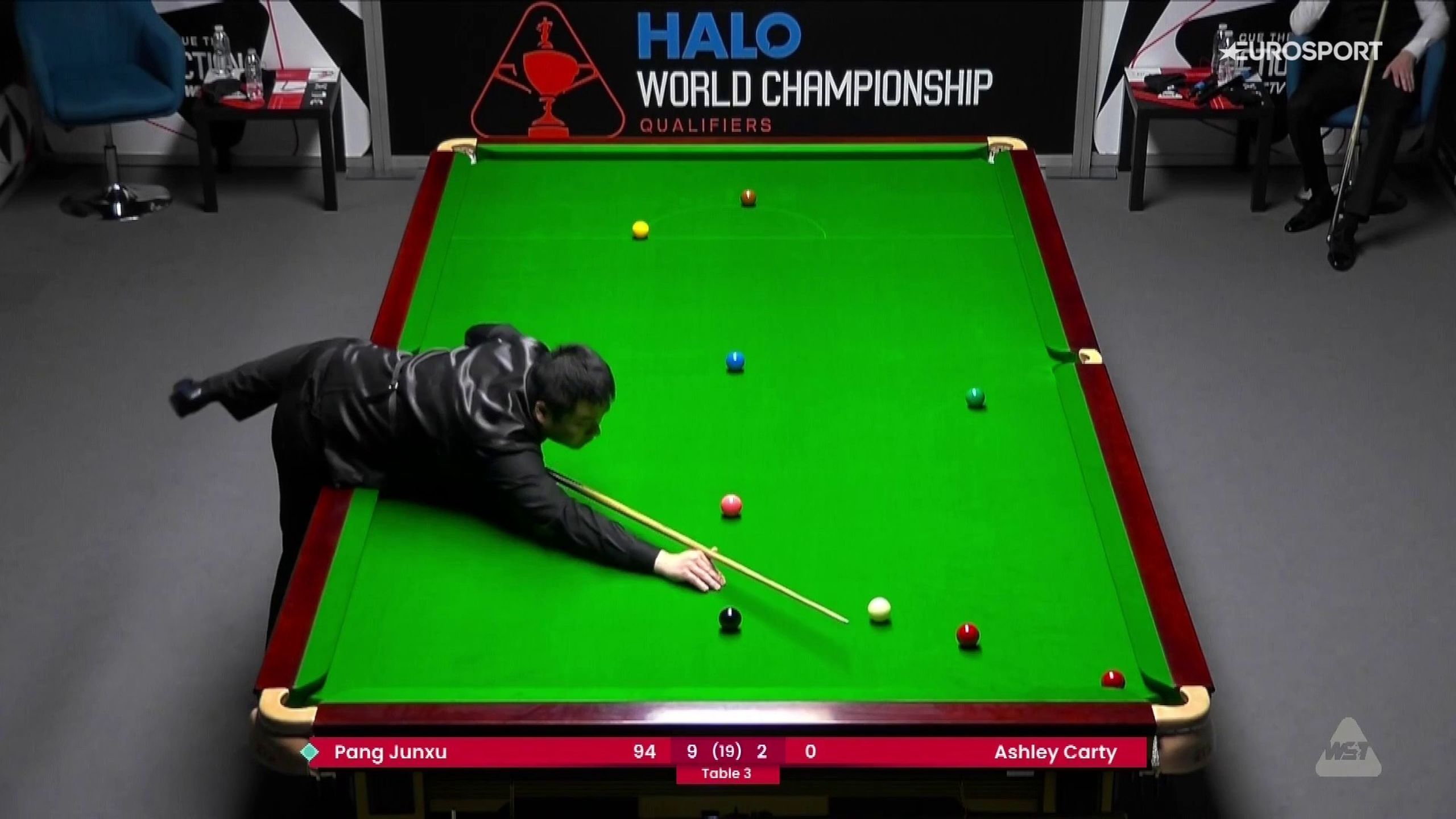 Junxu Pang pokonał Ashley Carty'ego w kwalifikacjach Mistrzostw Świata ...