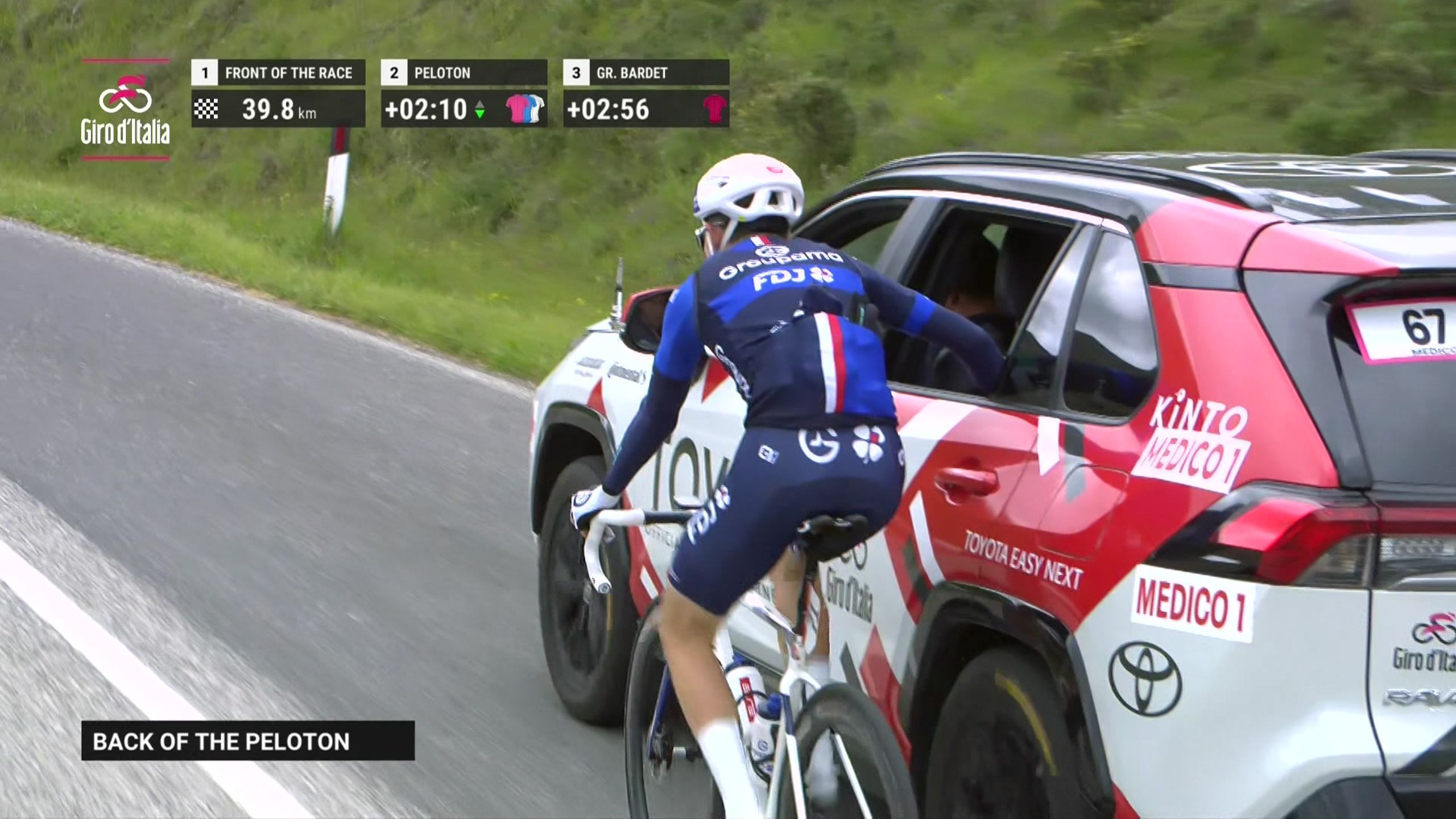 Giro d'Italia - Romain Bardet und David Gaudu im Pech: Franzosen ...