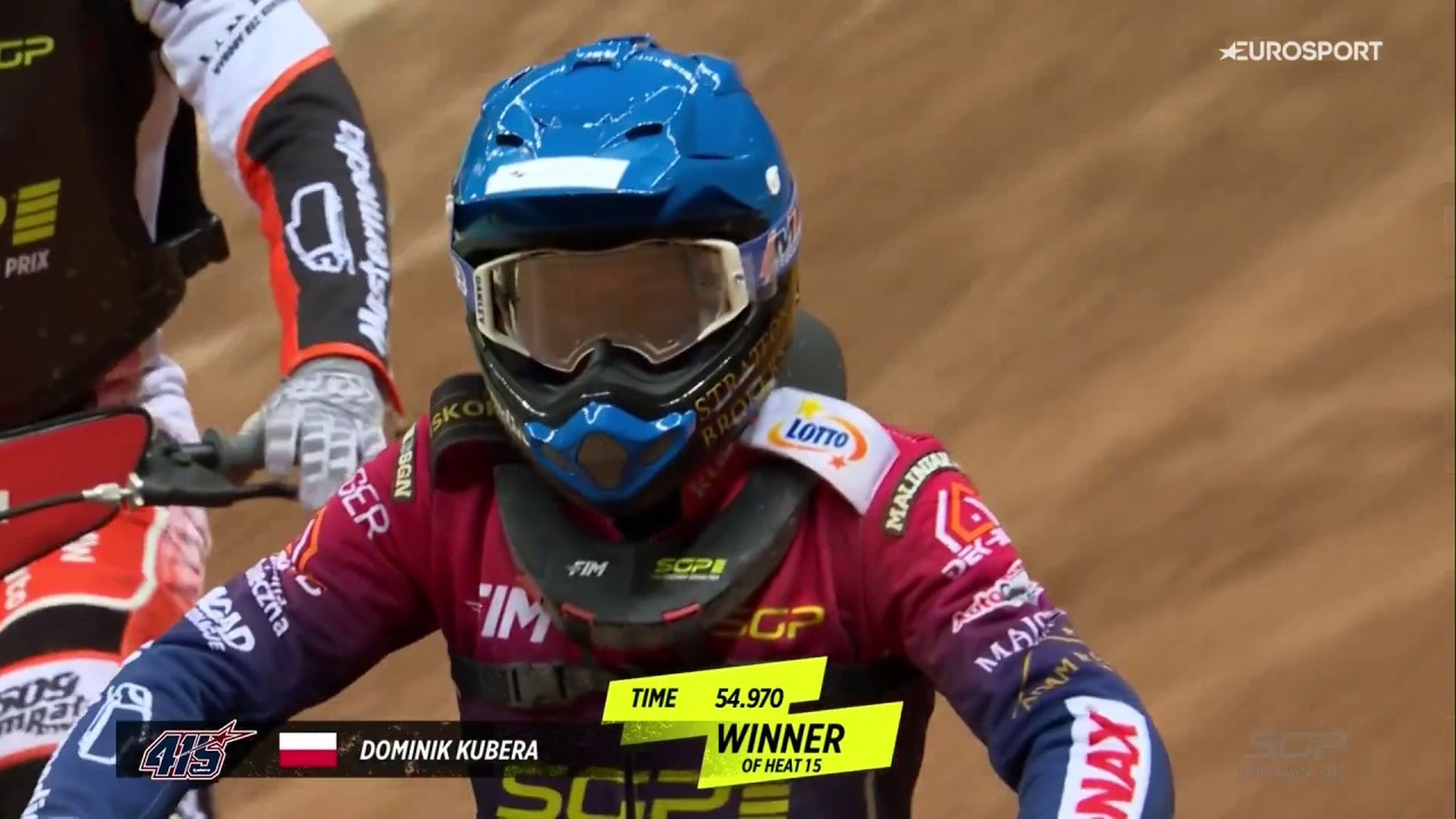 Dominik Kubera wygrał powtórzony 15. bieg Grand Prix Polski w Warszawie ...