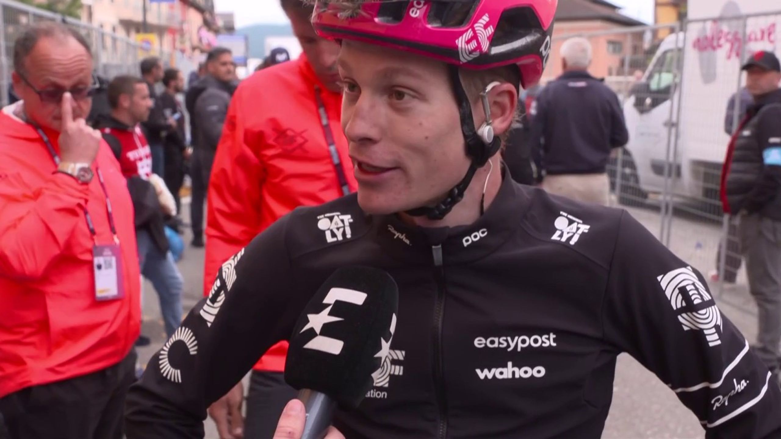 Georg Steinhauser auf Etappe 15 des Giro d'Italia erst Ausreißer und ...
