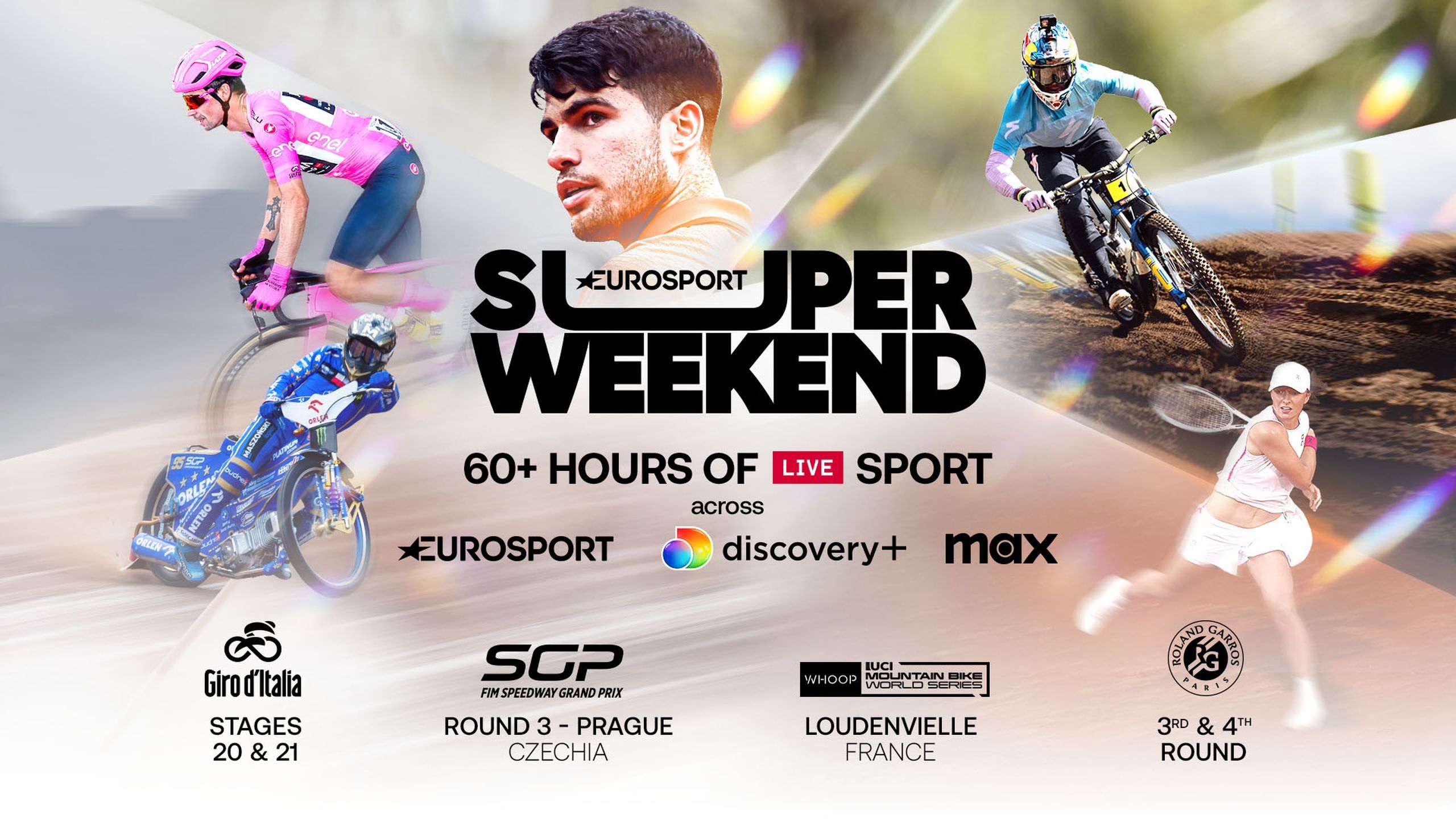 Vive el 'Super Weekend' de Eurosport y Max con el desenlace del Giro ...