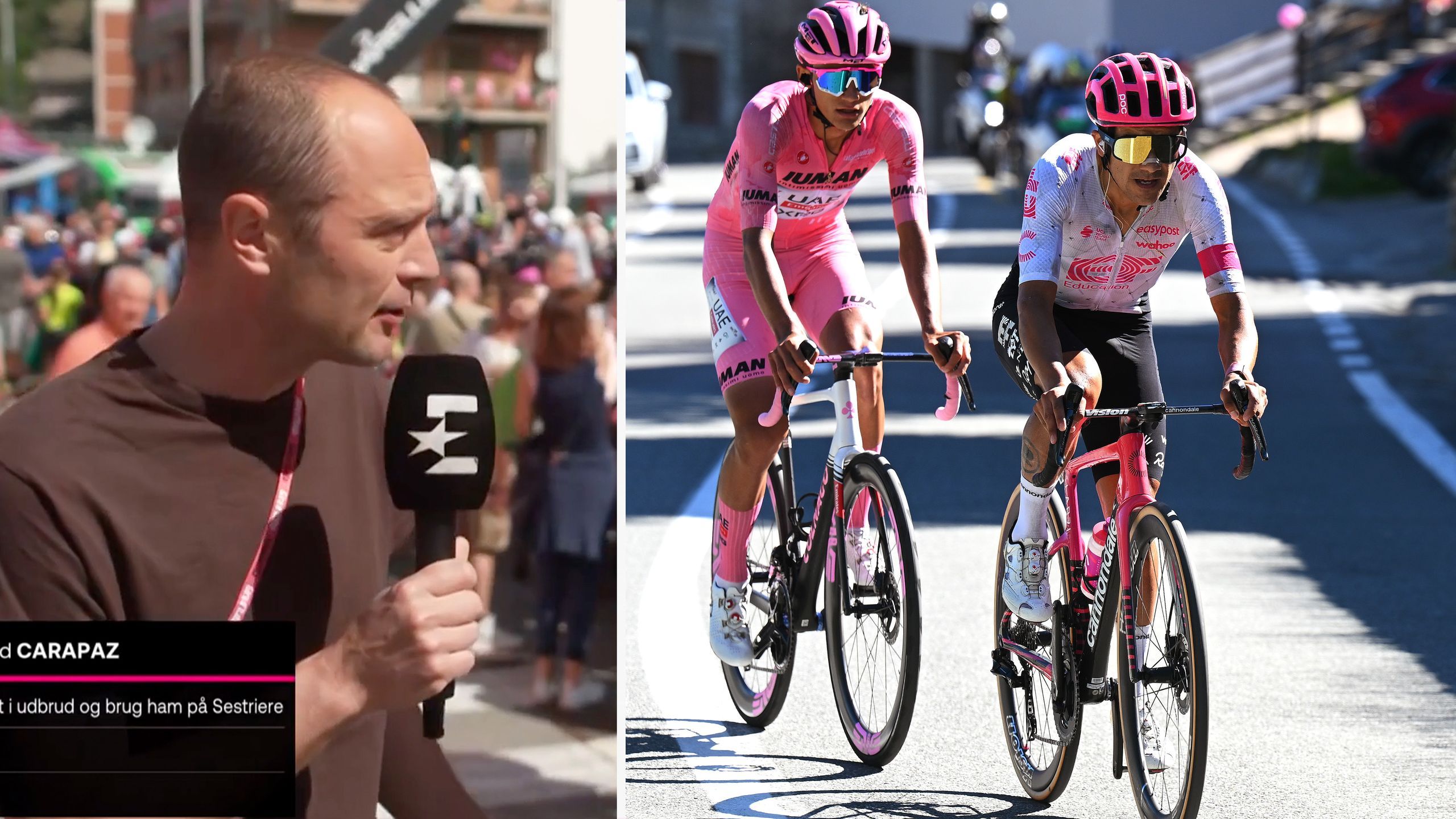 Anders Lund giver tre bud på, hvordan Carapaz vinder Giro d'Italia ...