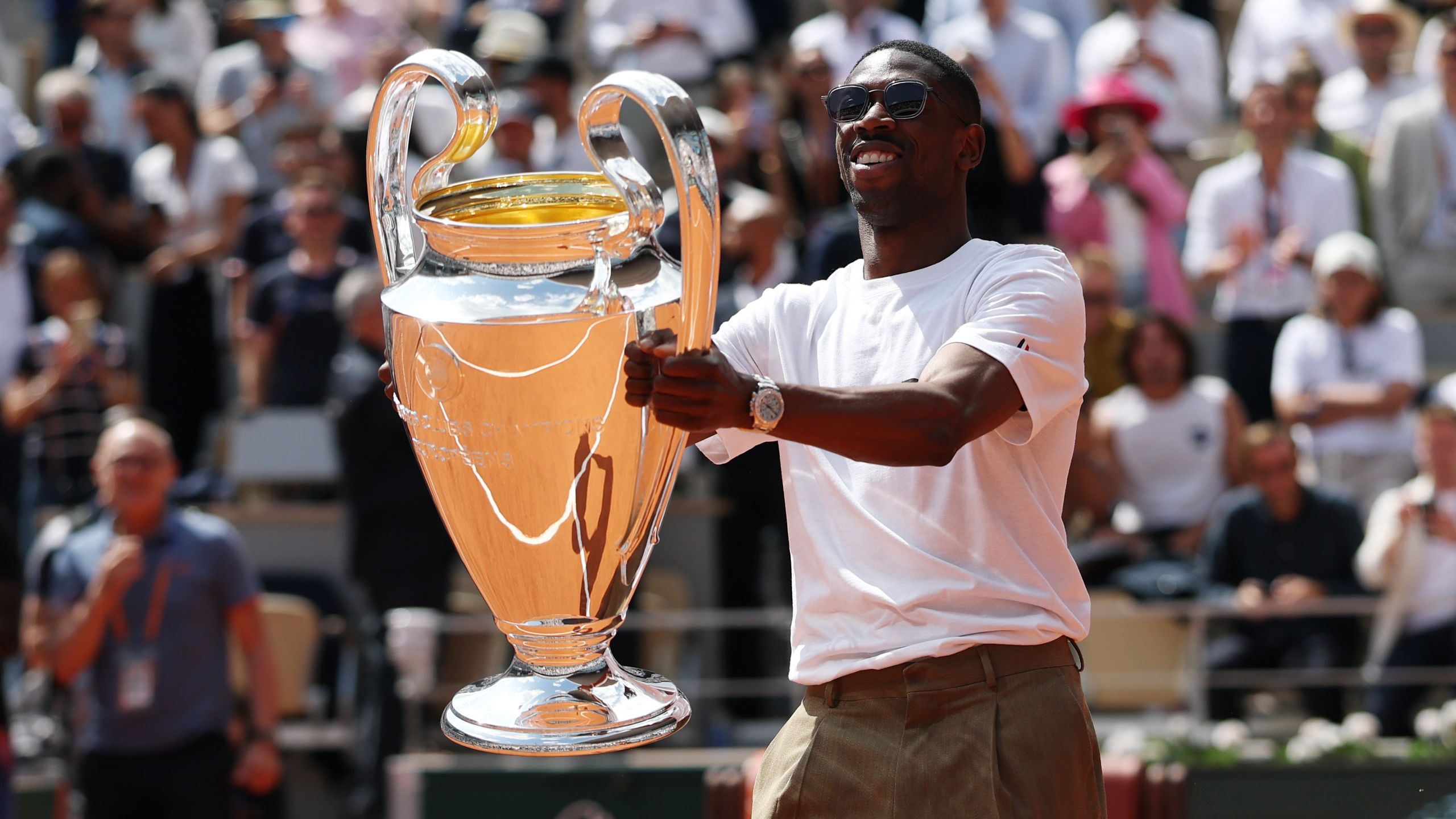 Puchar Ligi Mistrzów na Roland Garros. Ousmane Dembele zaprezentował ...
