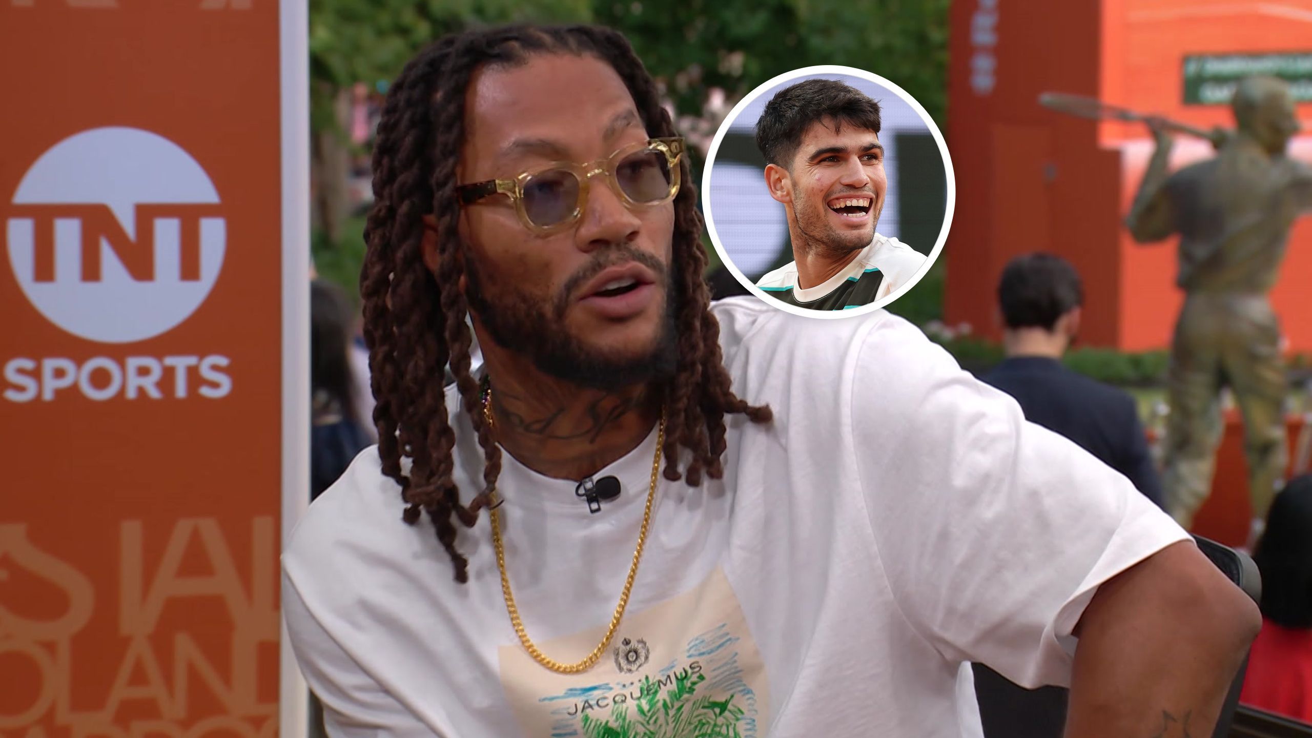 De MVP de la NBA a MVP del tenis: Derrick Rose, otro devoto de Carlos ...